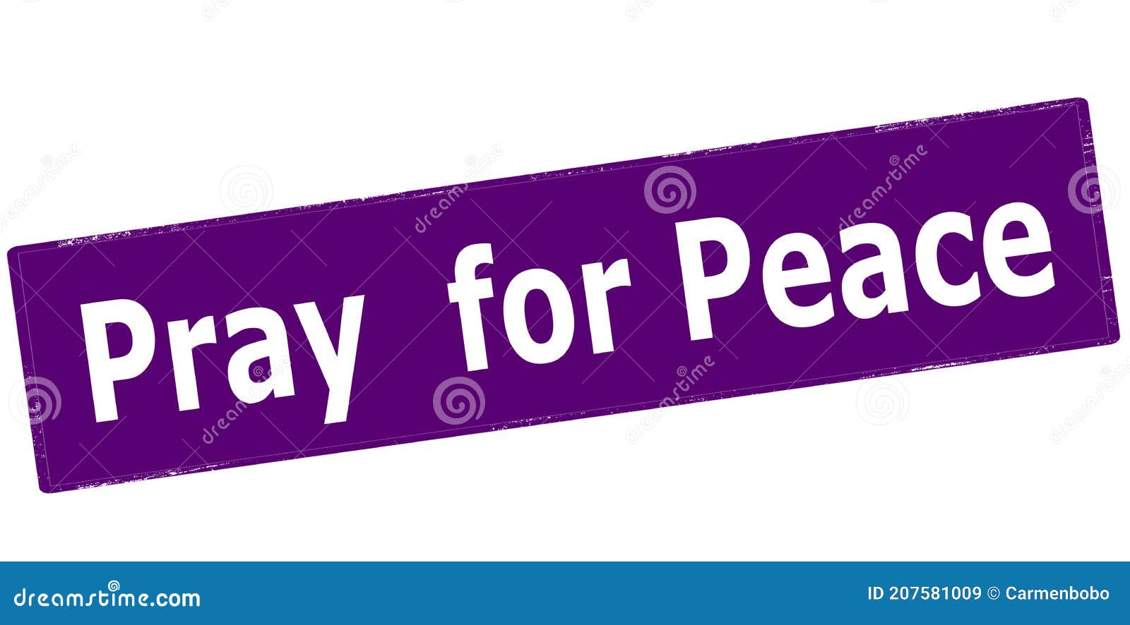 Stamp with Text Pray for Peace Stock Vector - Illustration of ...