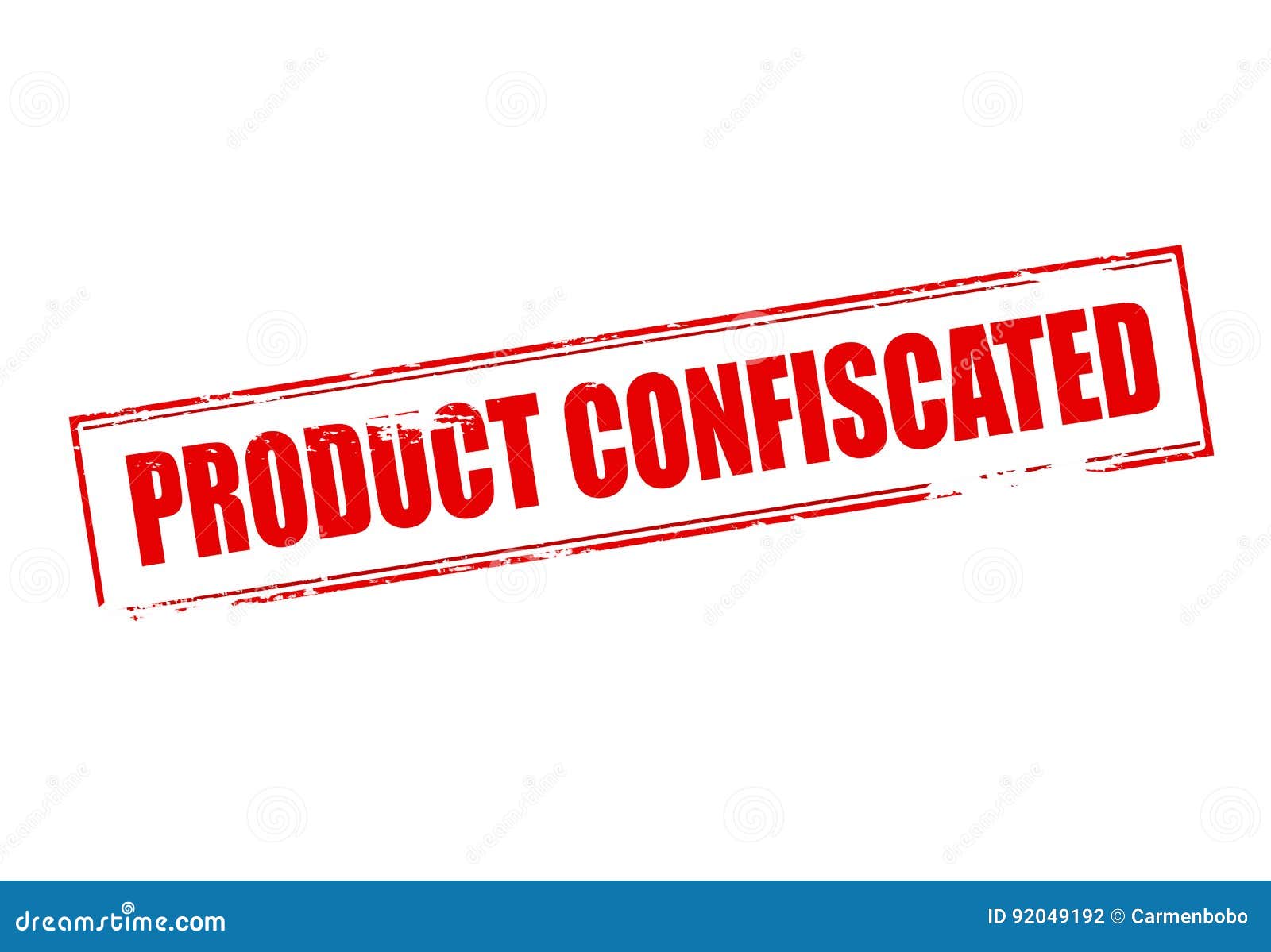 Product confiscated stock illustration. Illustration of concept - 92049192