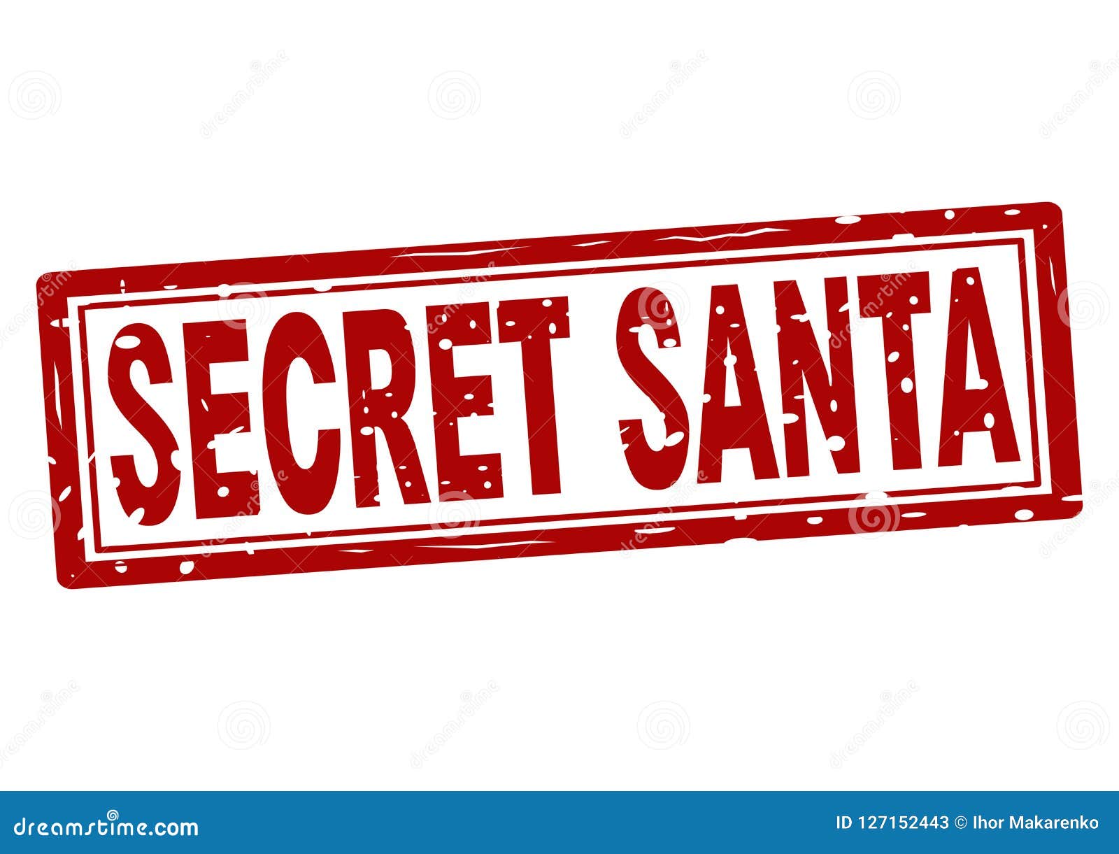 Rubber Stamp with Text Secret Santa Inside Stock Vector - Illustration ...