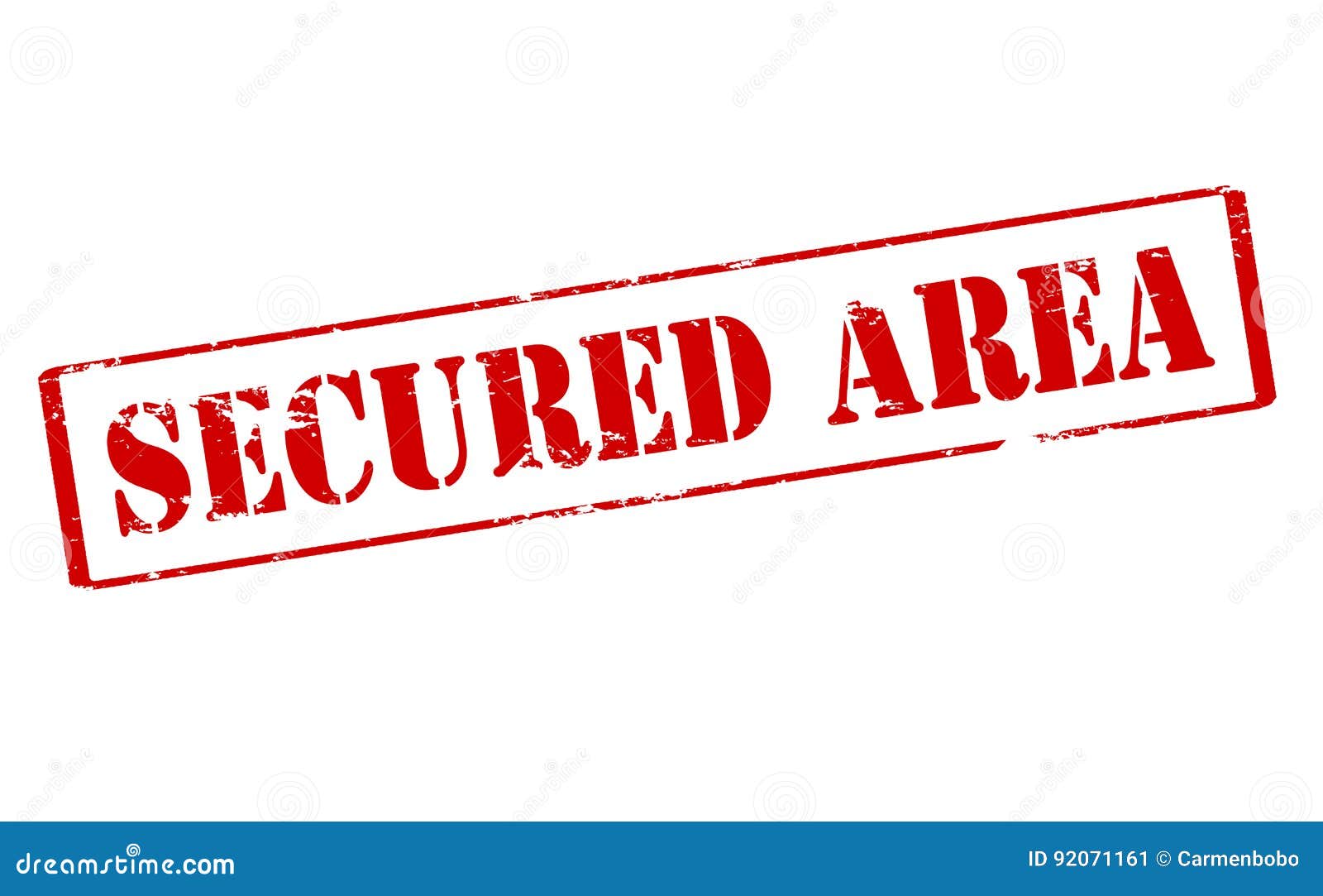 Secured area stock illustration. Illustration of rectangular - 92071161