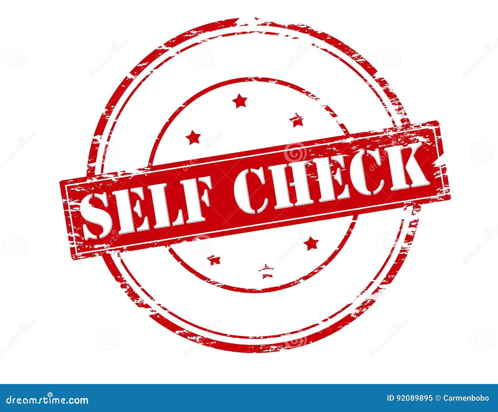 Self check stock illustration. Illustration of rectangular - 92089895