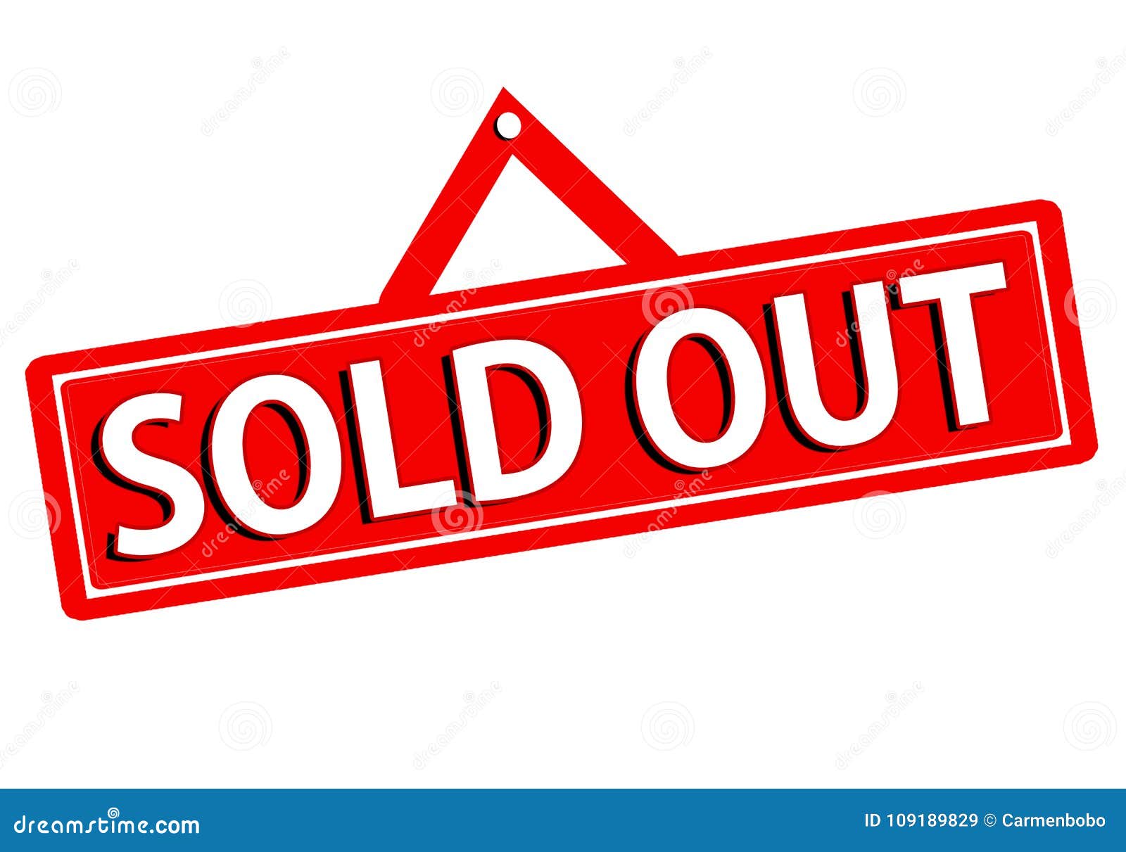 Sold out stock illustration. Illustration of sign, grunge - 109189829