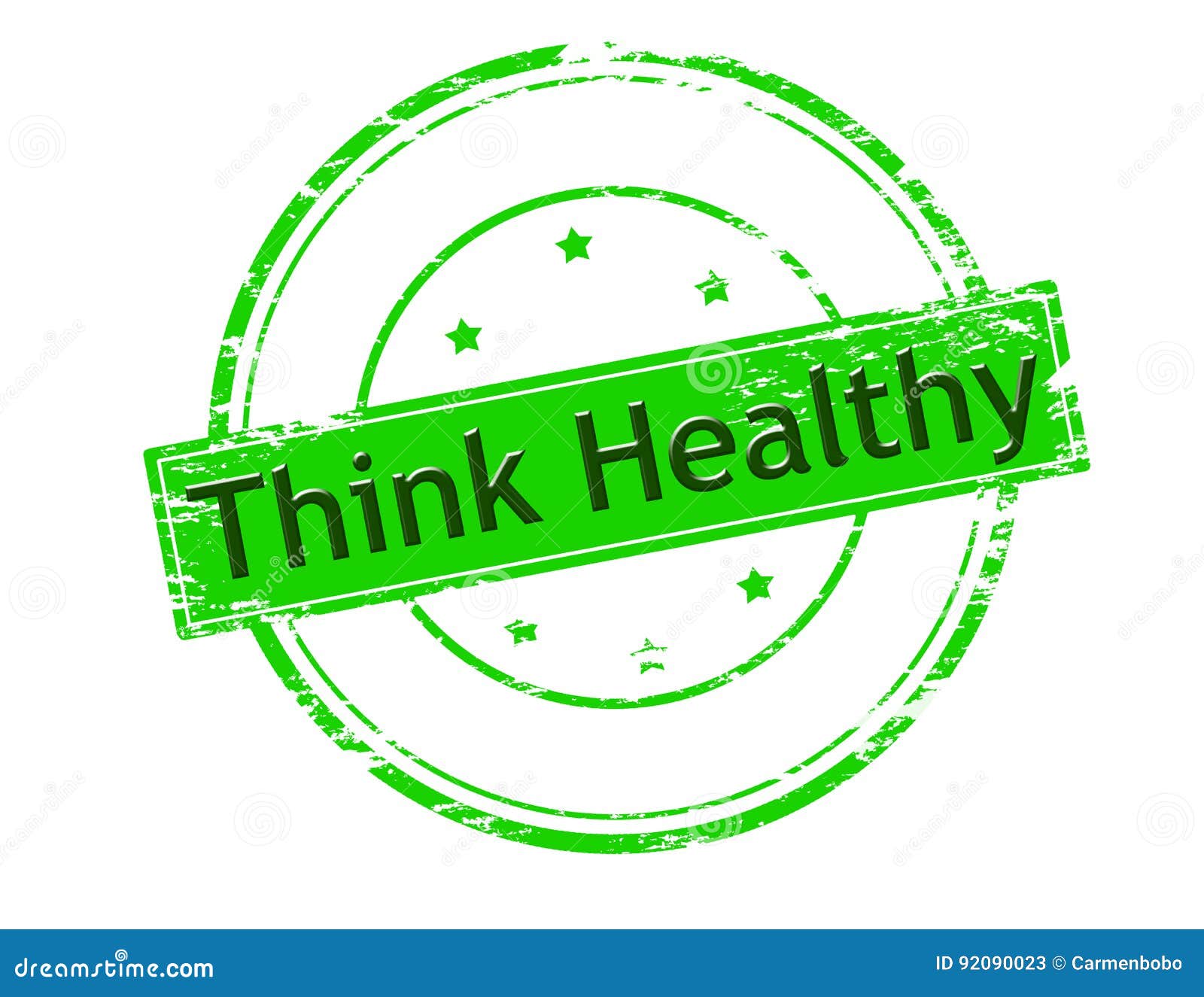 Think healthy stock illustration. Illustration of think - 92090023