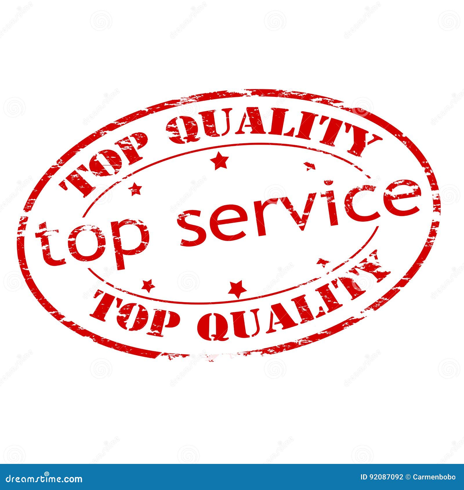 Top service stock illustration. Illustration of stamp - 92087092