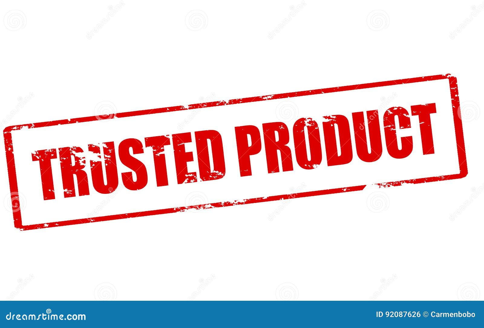 Trusted product stock photo. Image of miscellaneous, sign - 92087626
