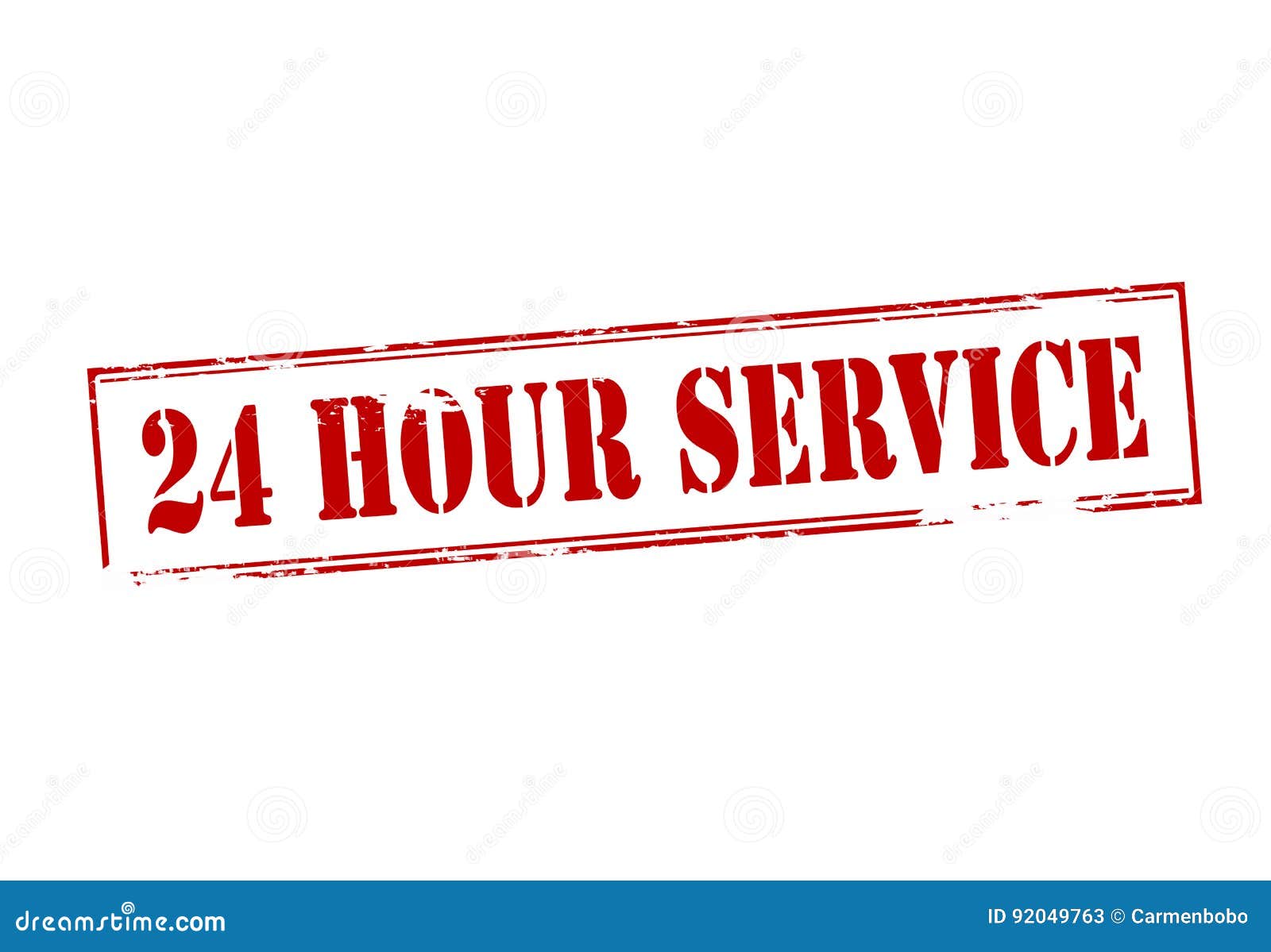 Twenty four hours service stock illustration. Illustration of rubber ...