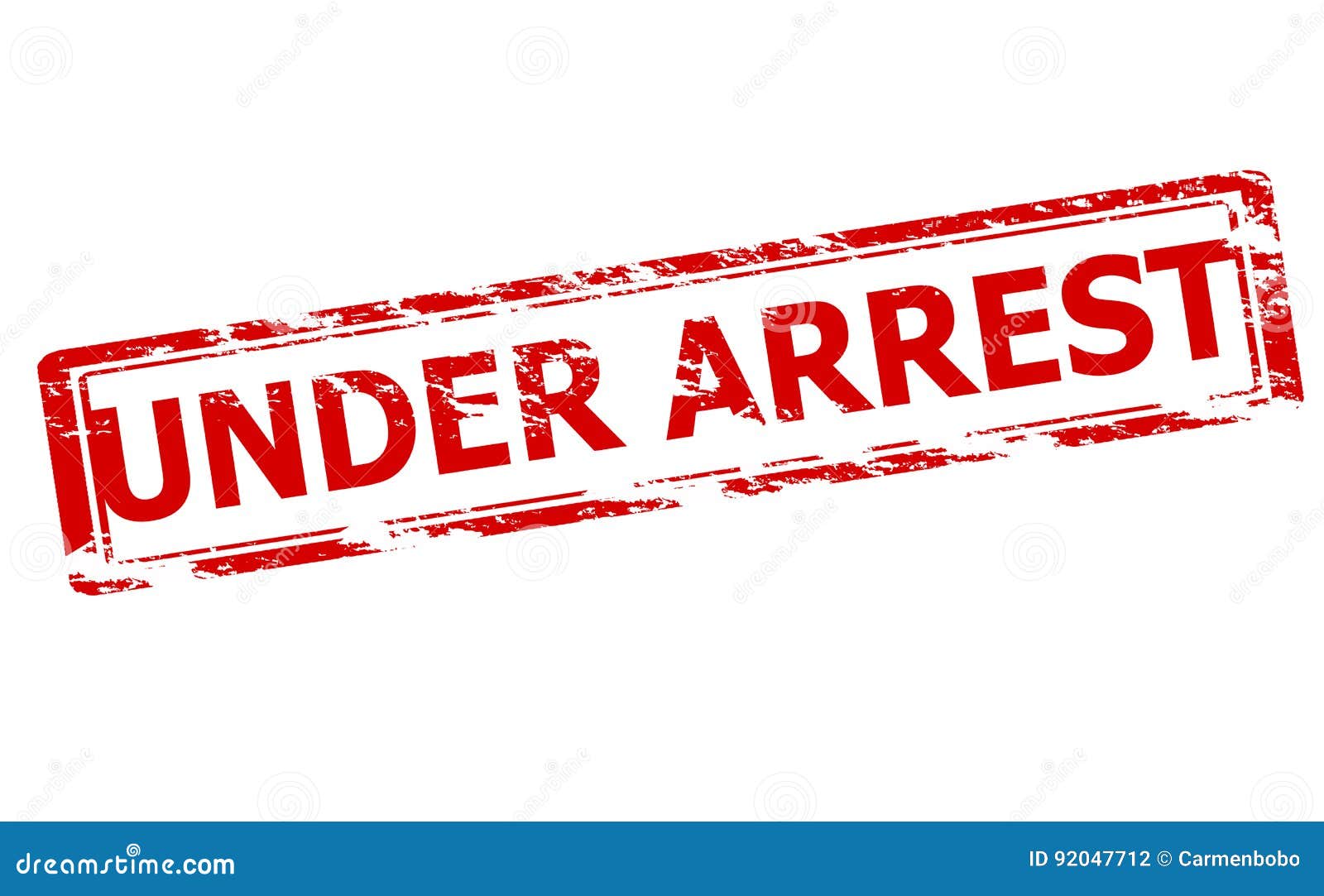 Under arrest stock illustration. Illustration of prison - 92047712