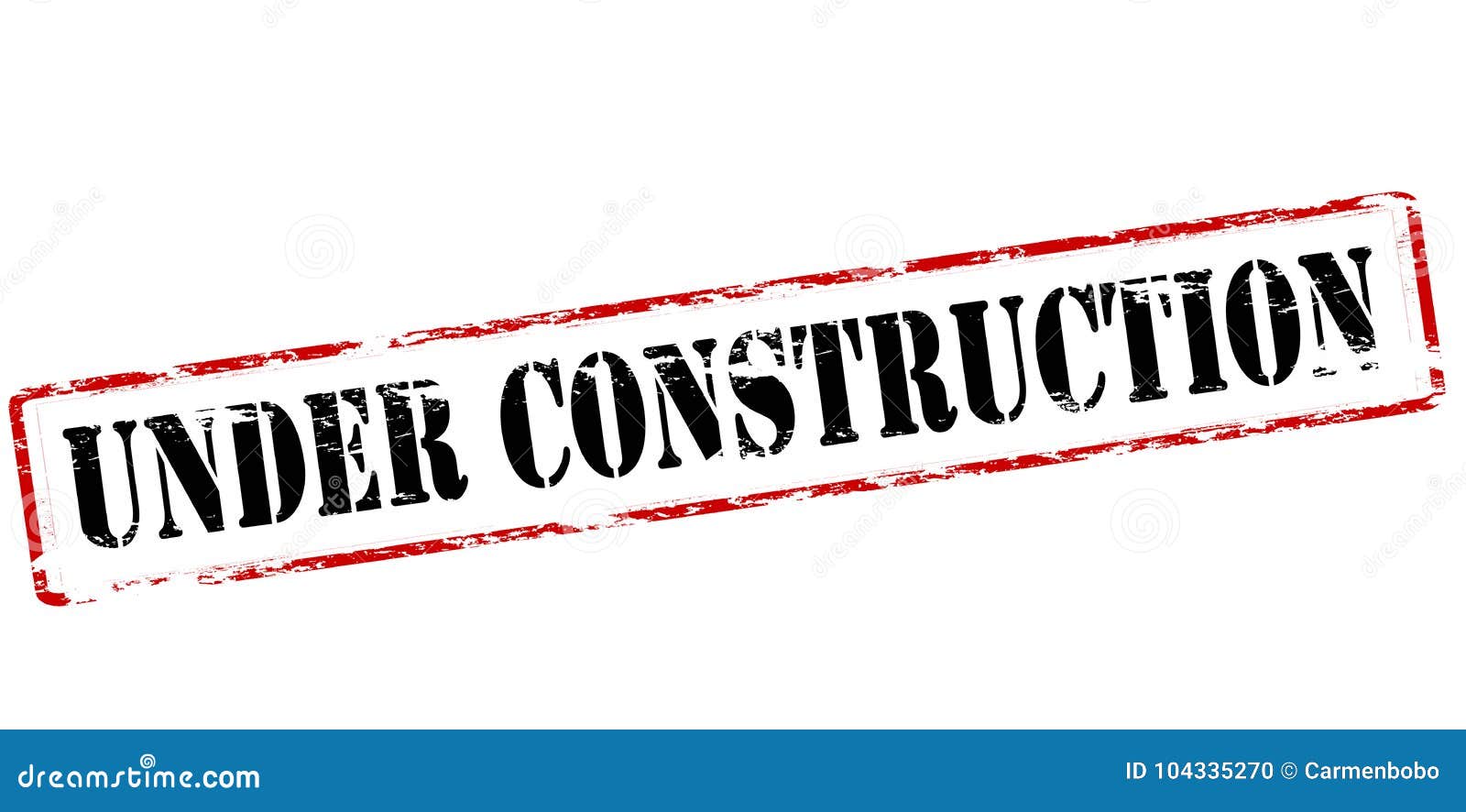 Under construction stock illustration. Illustration of text - 104335270