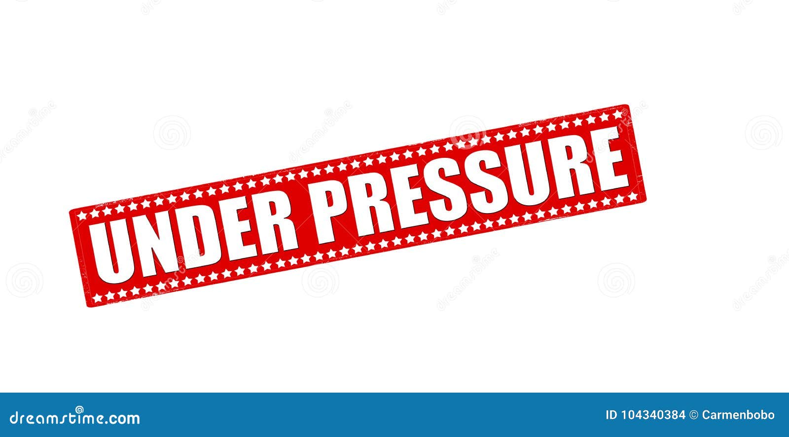 Under pressure stock illustration. Illustration of stamp - 104340384