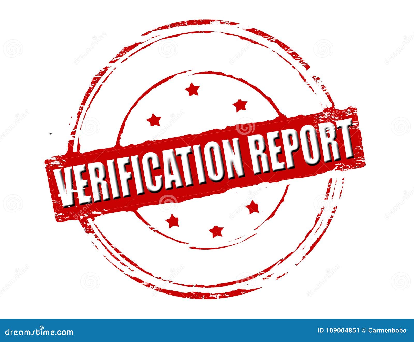 Verification report stock illustration. Illustration of examination ...