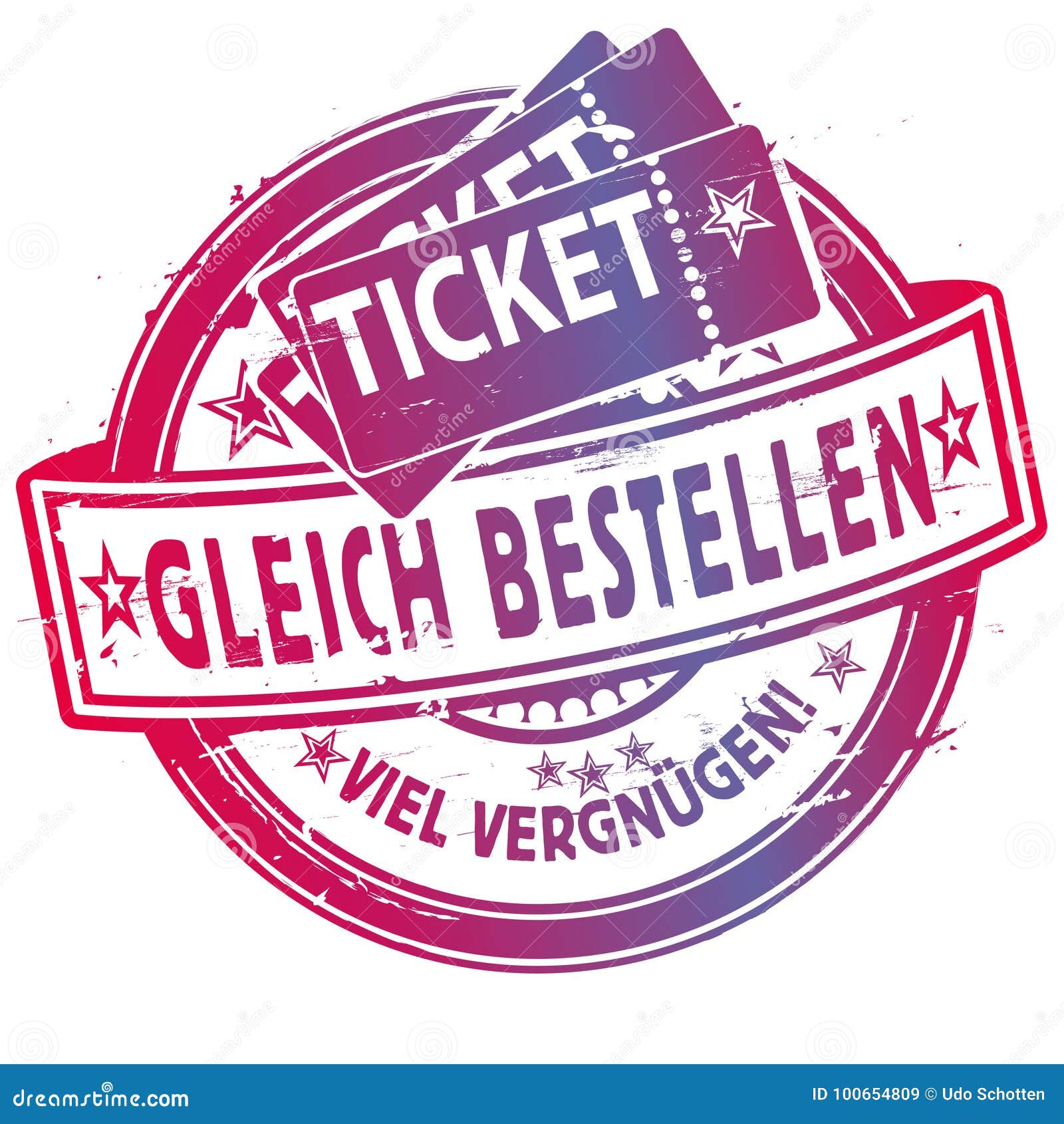 Rubber stamp with tickets stock vector. Illustration of discount ...