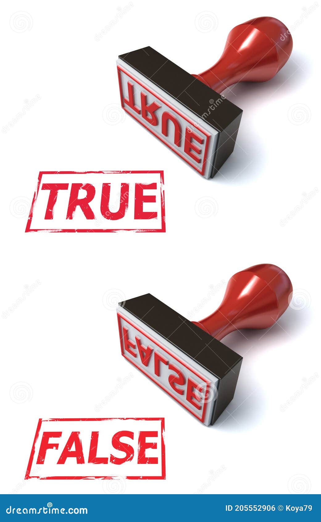 True And False Flat Icons. Check Mark And Red Cross Icon. Yes Or No ...