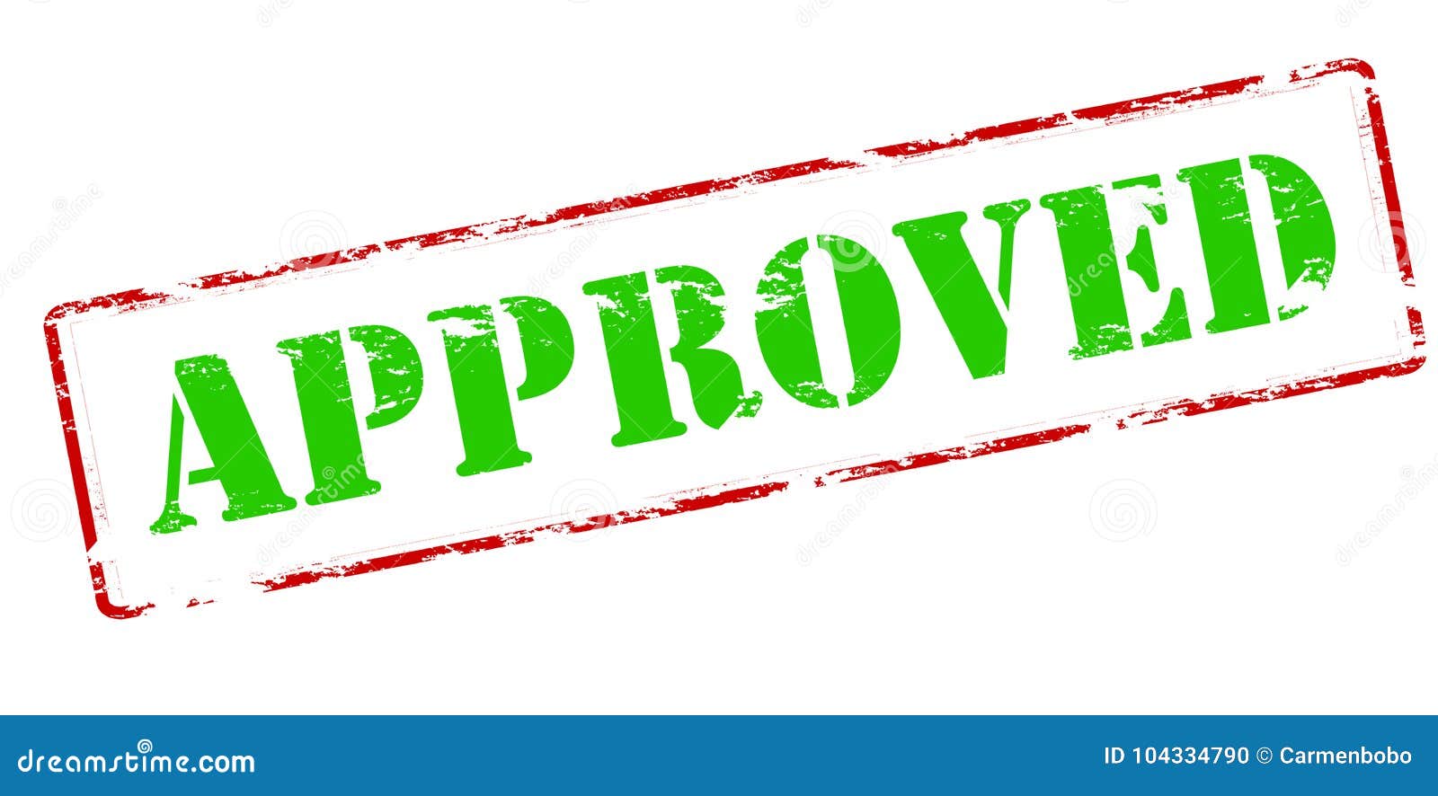 Approved stock vector. Illustration of stamp, sign, word - 104334790