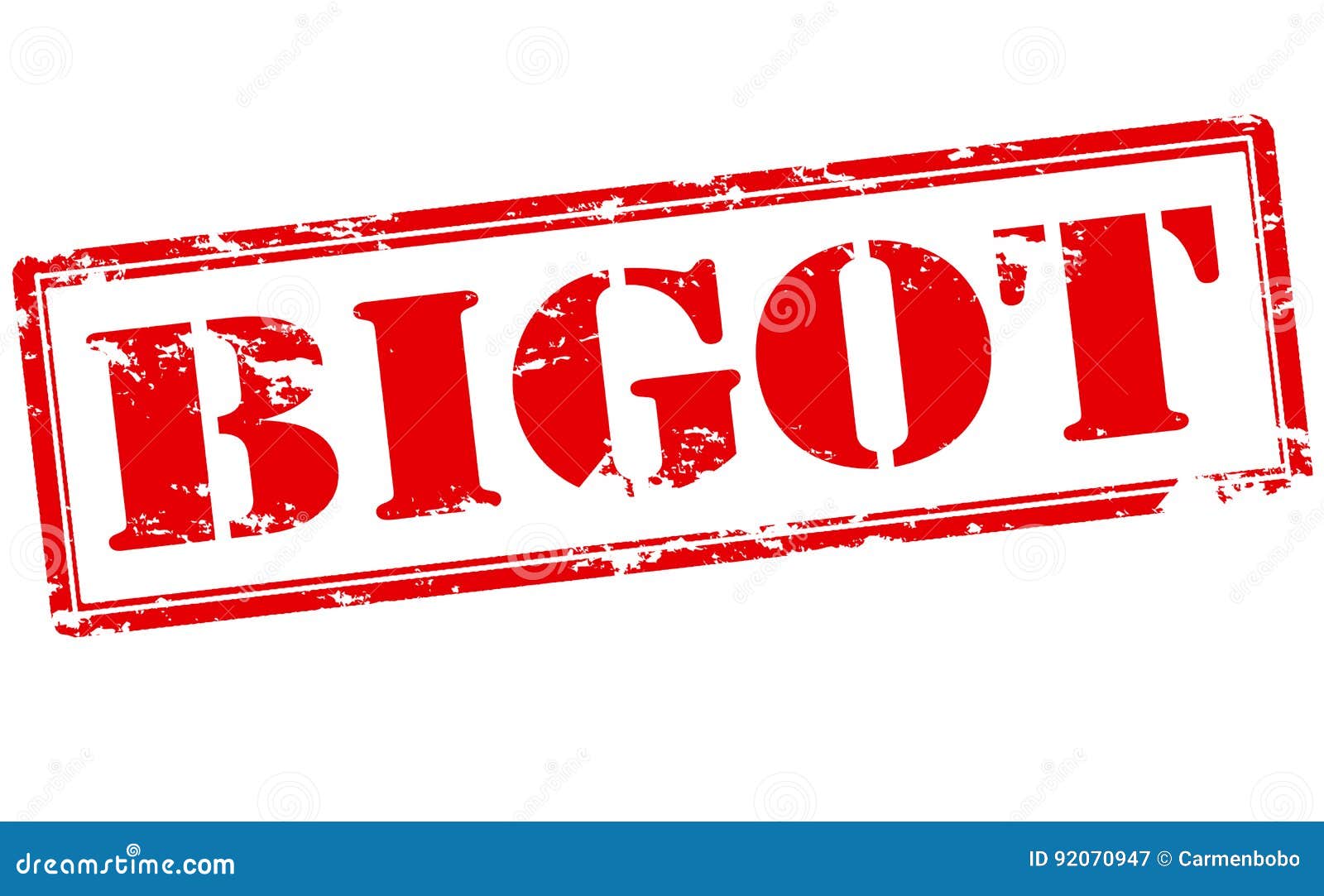 Bigot stock illustration. Illustration of gospeller, sign - 92070947