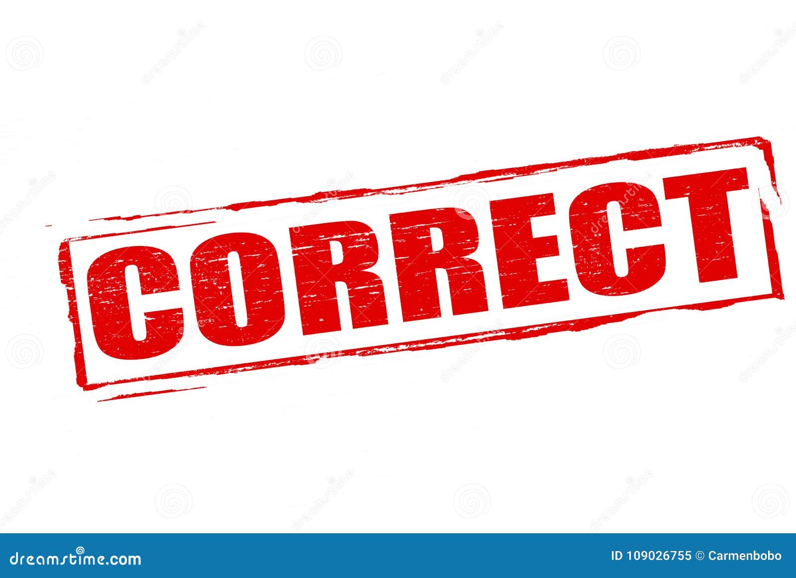 Correct stock illustration. Illustration of grunge, honest - 109026755