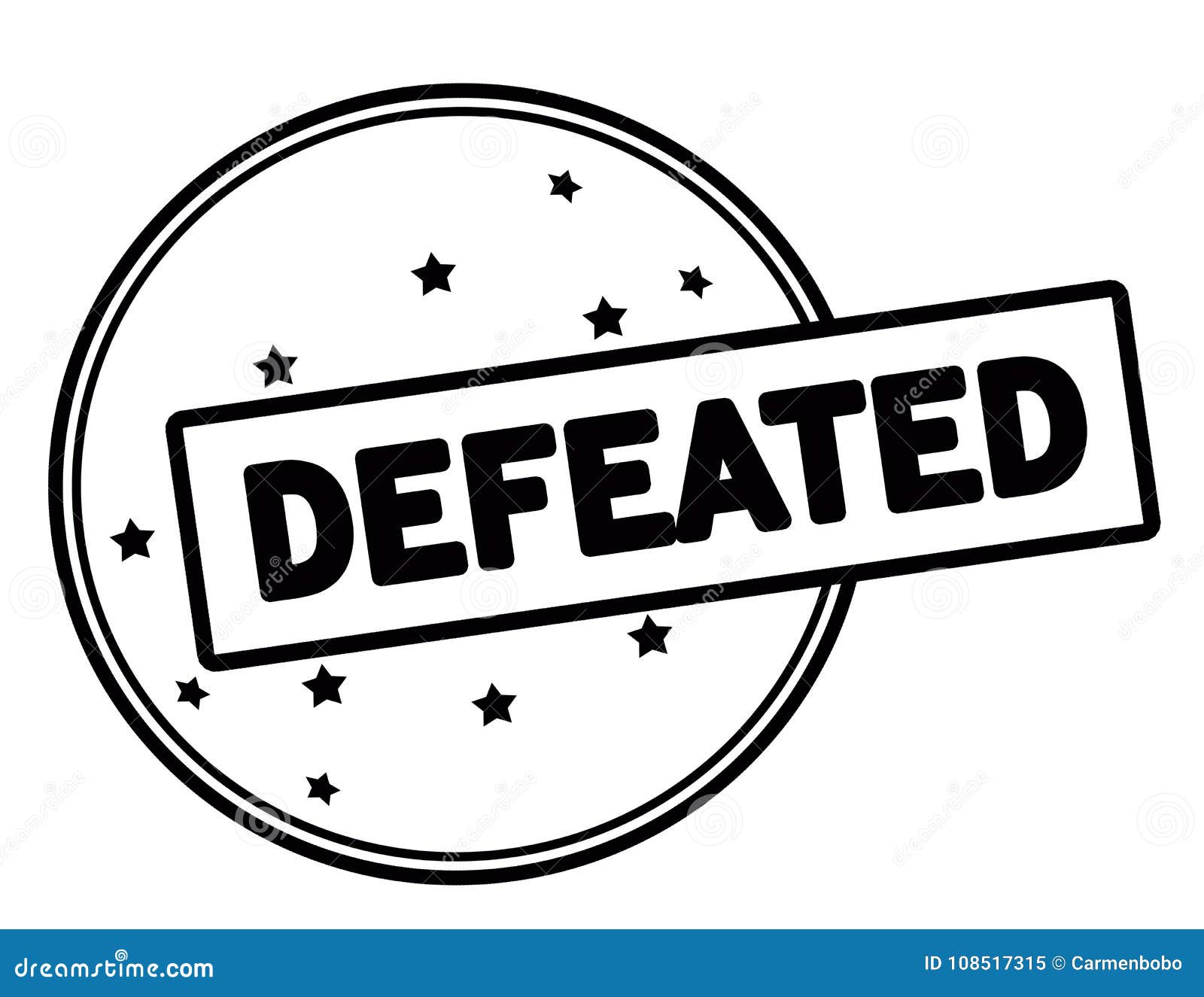 Defeated stock illustration. Illustration of beaten - 108517315