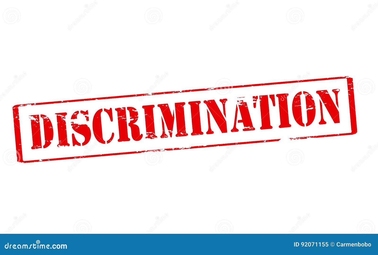 Discrimination stock illustration. Illustration of grungy - 92071155