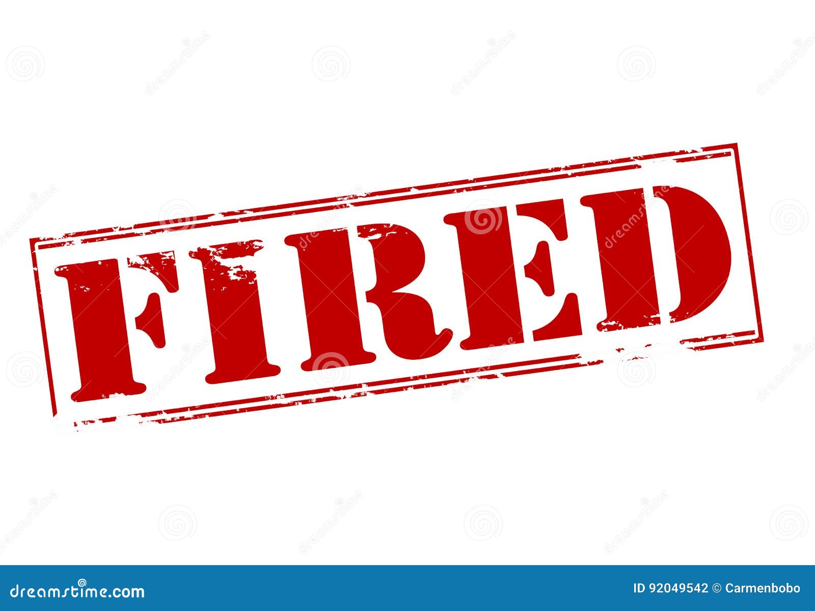 Fired stock illustration. Illustration of word, grungy - 92049542