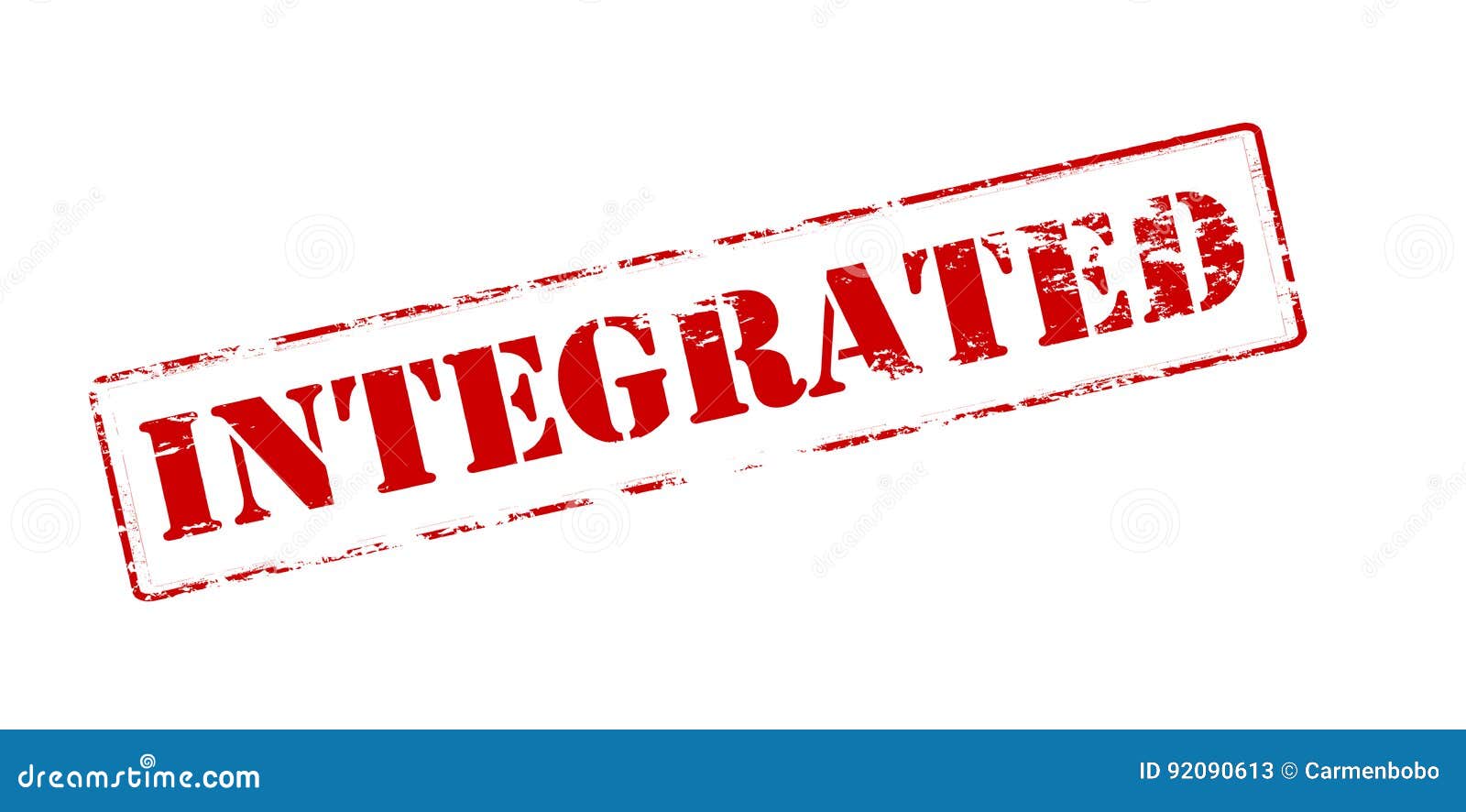 Integrated stock illustration. Illustration of word, integrate - 92090613