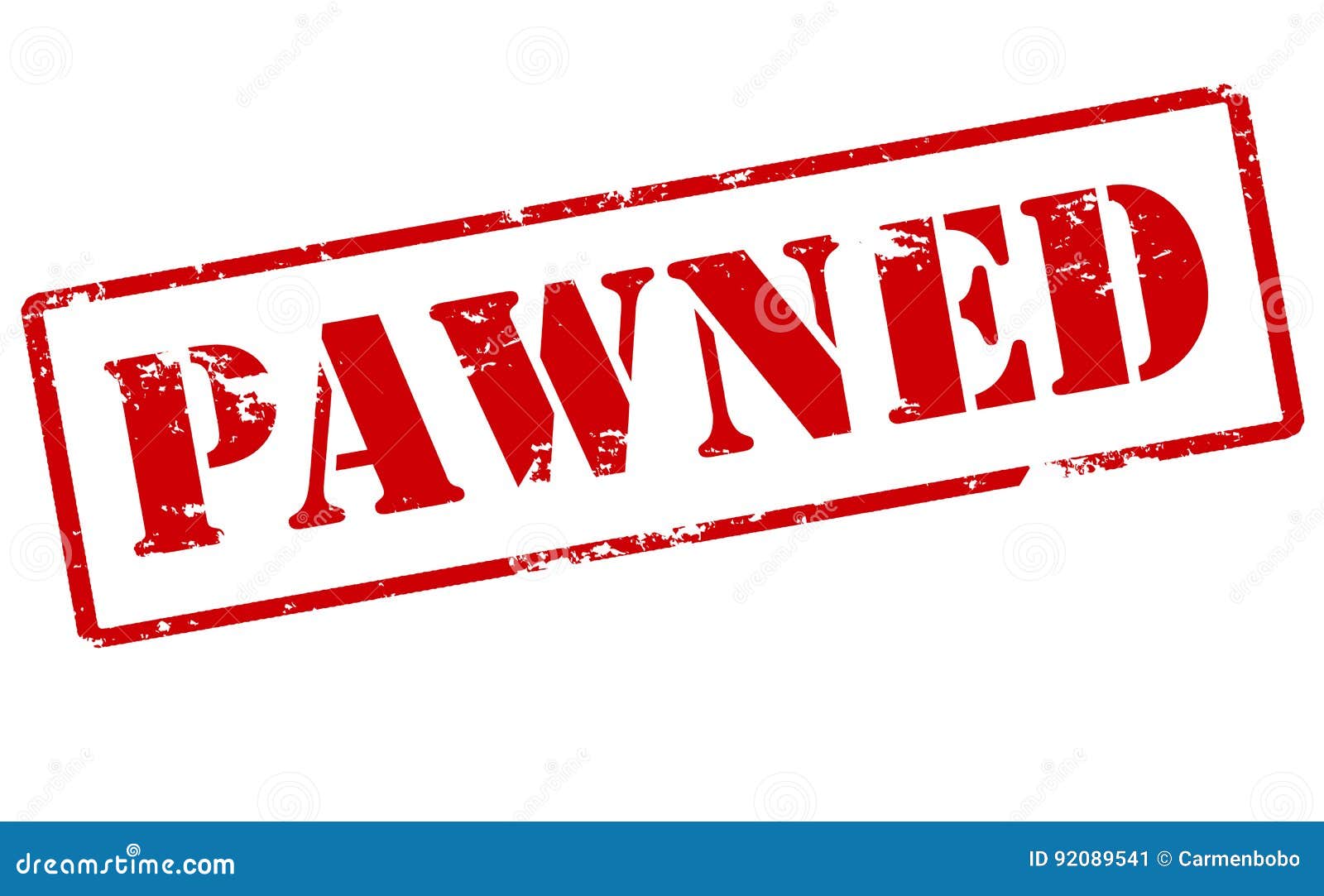 Pawned stock illustration. Illustration of rubber, concept - 92089541