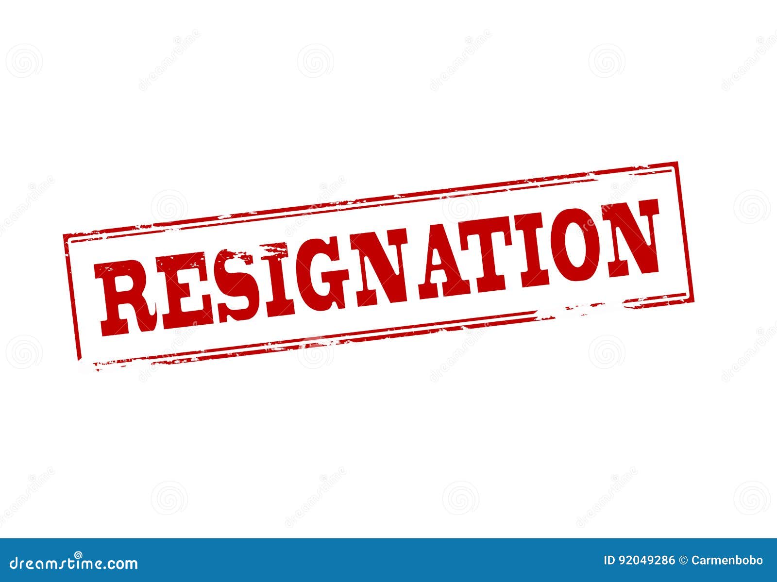 Resignation stock illustration. Illustration of resignation - 92049286