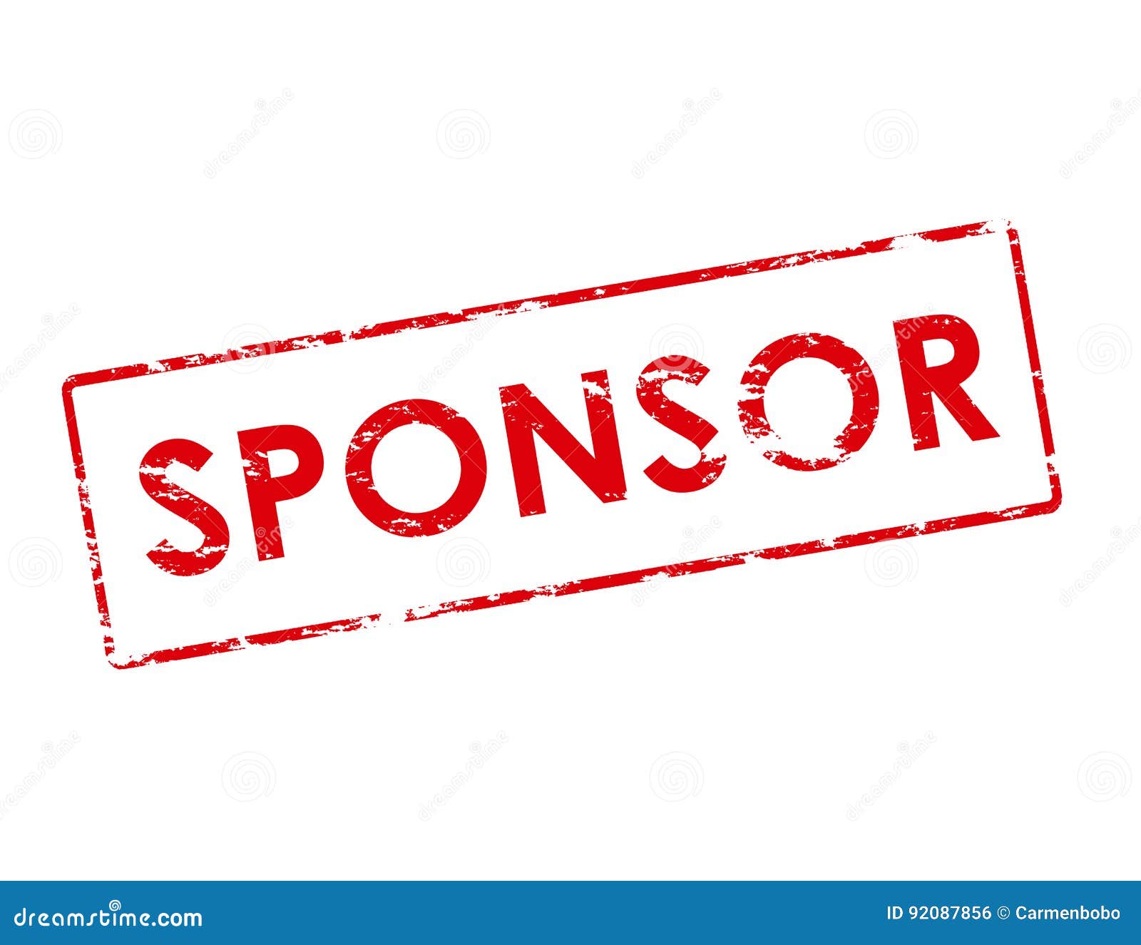 Sponsor stock illustration. Illustration of chaperon - 92087856