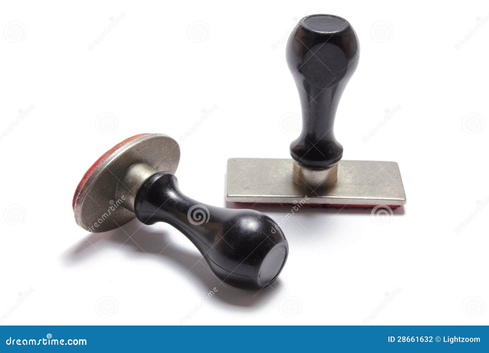 Rubber Stamps stock photo. Image of isolated, studio - 28661632