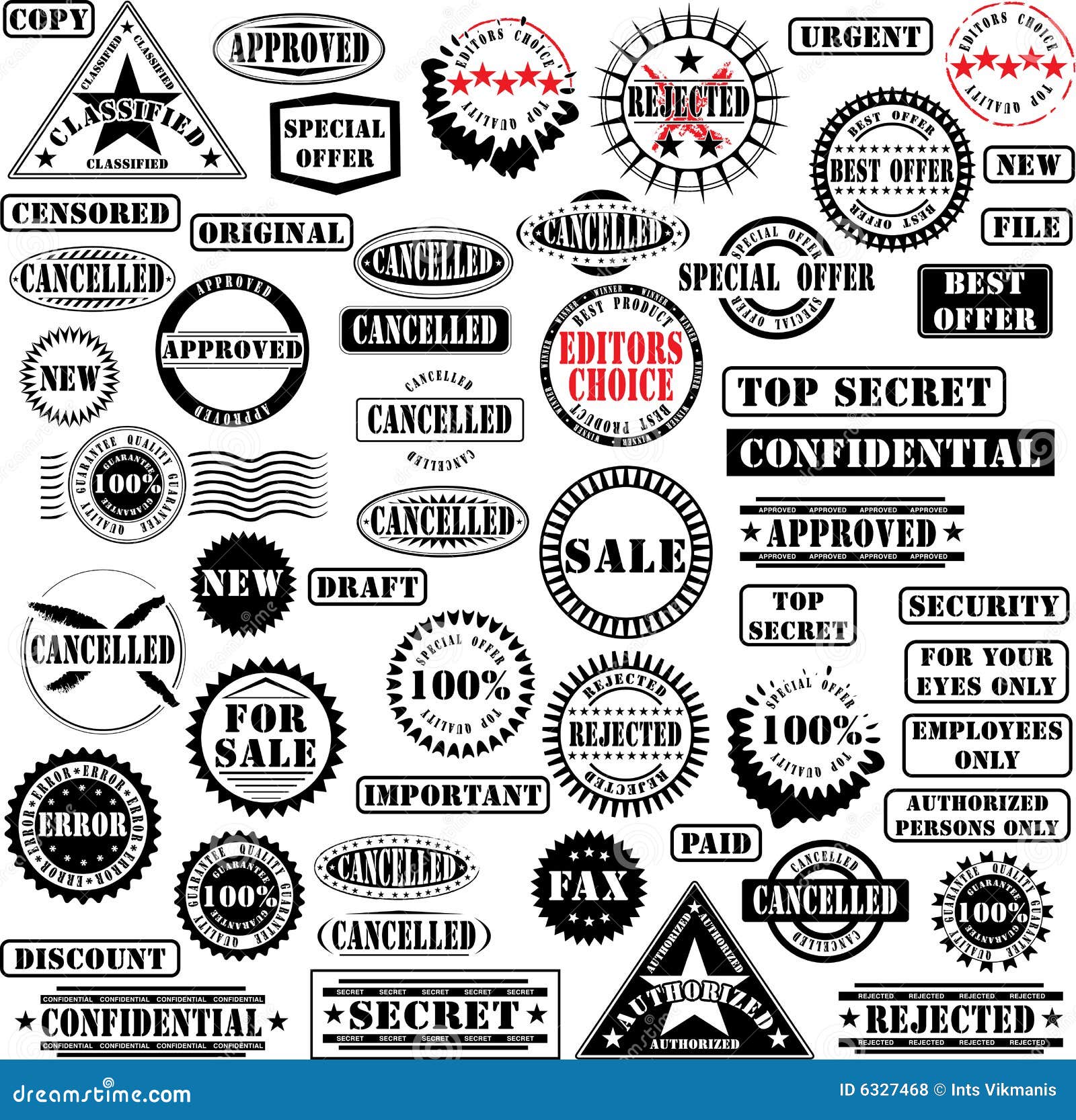 Rubber Stamps Vector Illustration | CartoonDealer.com #40931136