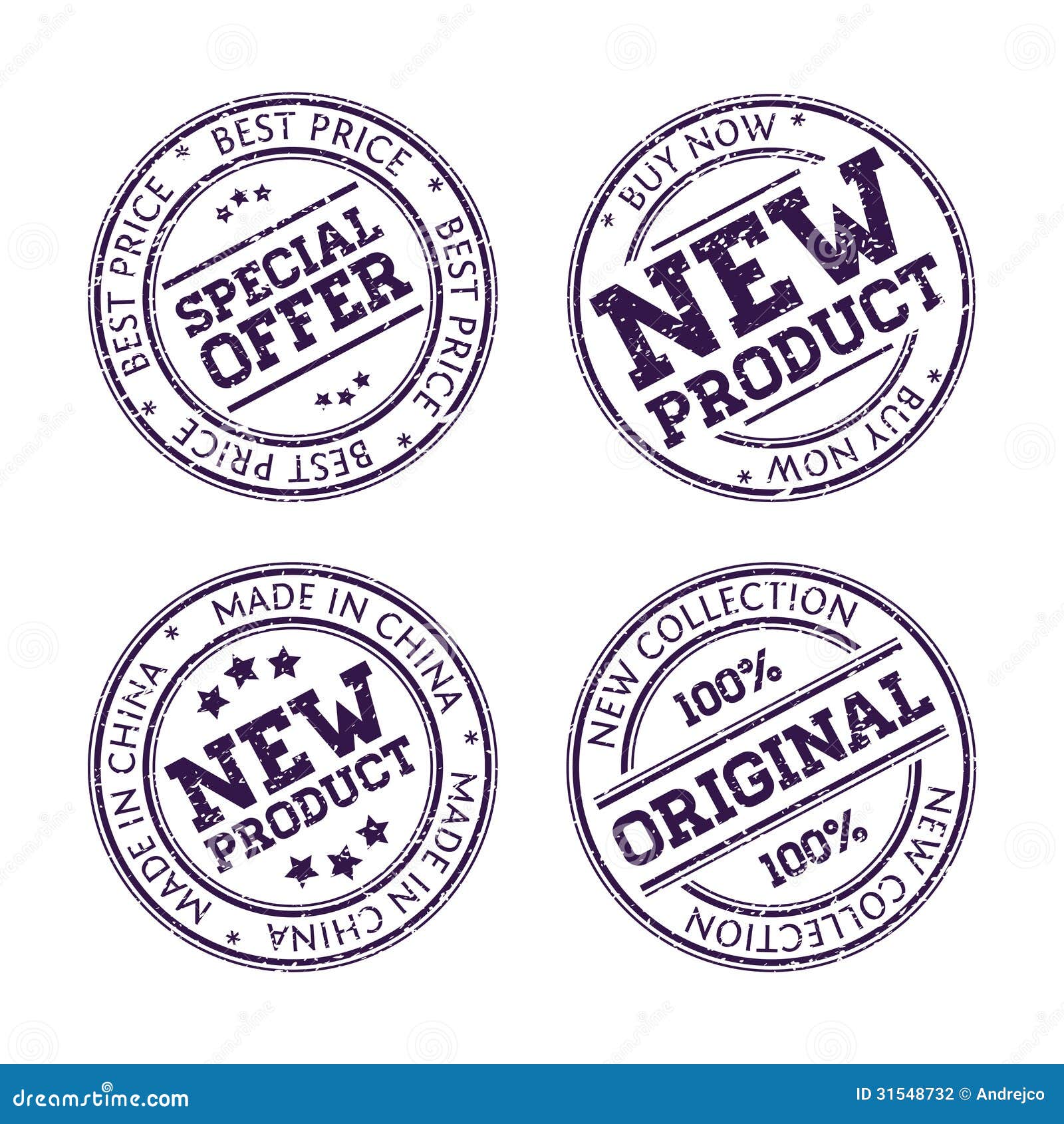 Rubber Stamps Stock Vector Illustration Of Shopping 31548732