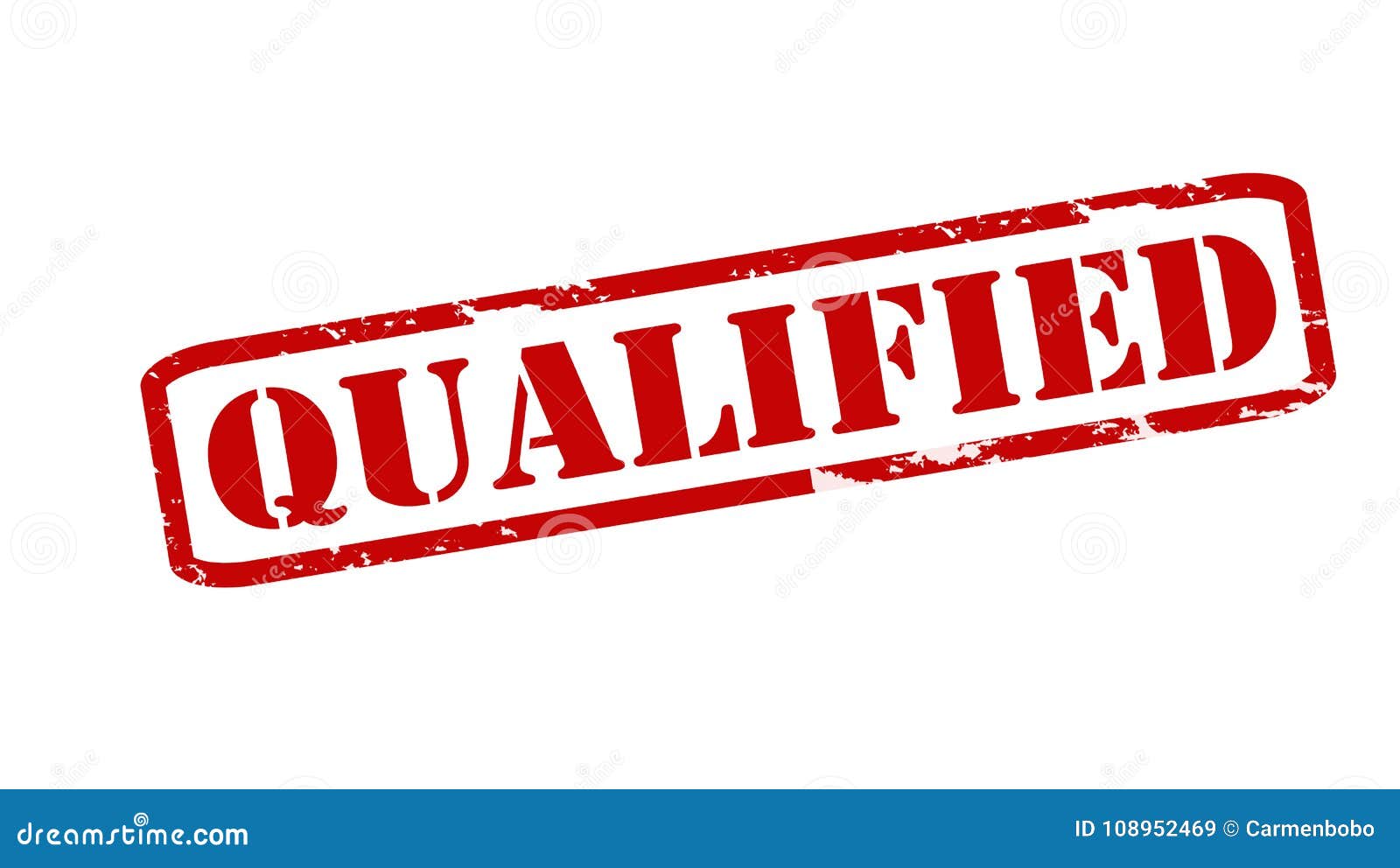 Qualified stock illustration. Illustration of concept - 108952469