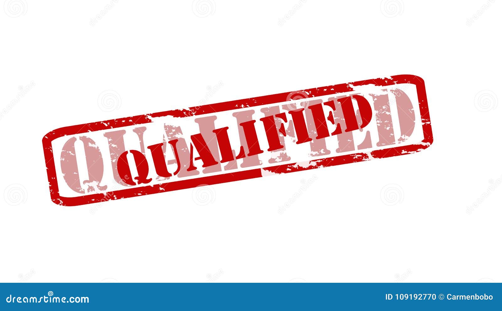 Qualified stock illustration. Illustration of skilled - 109192770