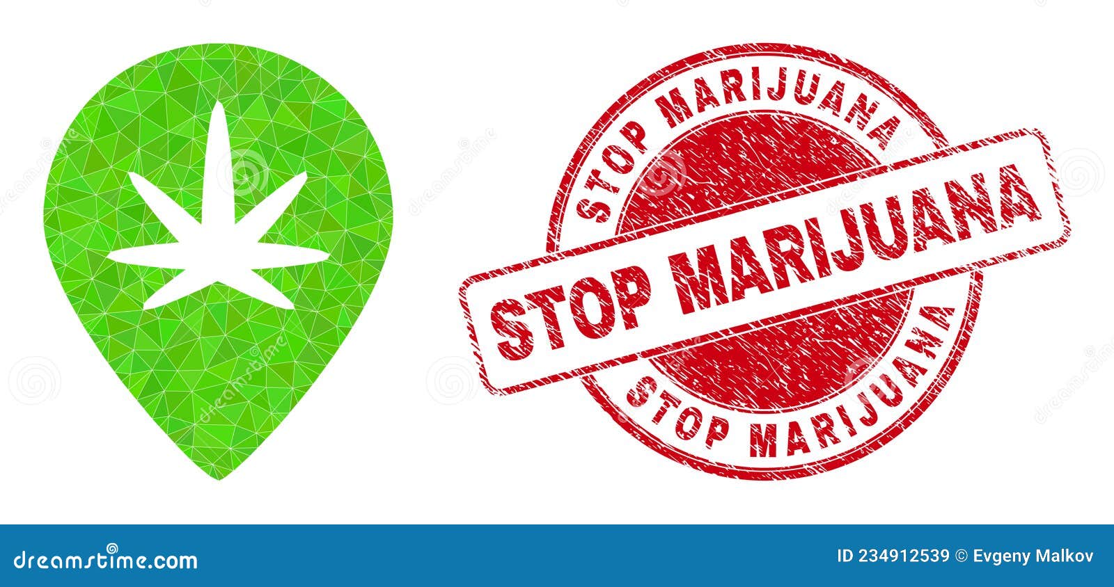 Rubber Stop Marijuana Round Stamp Seal and Cannabis Map Marker Low-Poly ... Rubber Stop Marijuana Round Stamp Seal and Cannabis Map Marker Low-Poly ...