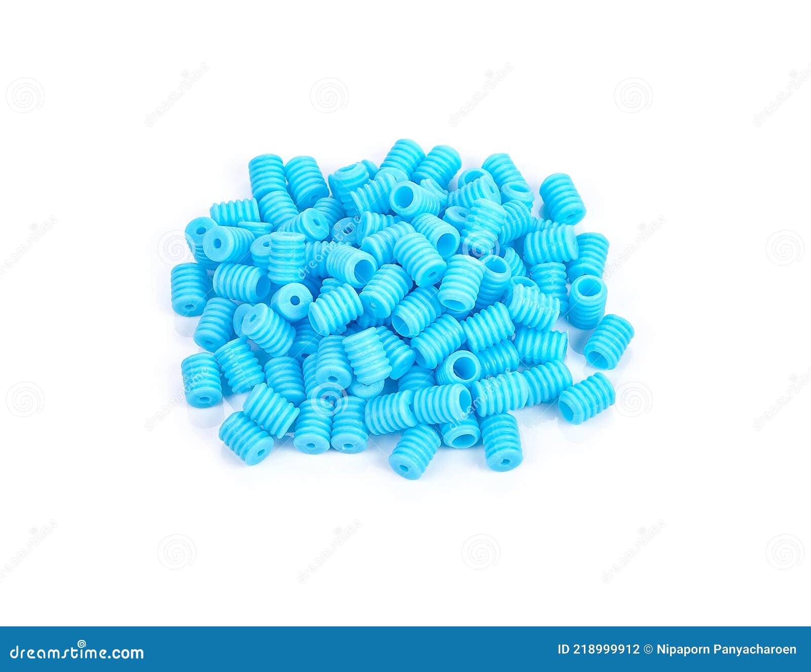 Rubber Stopper for Adjusting the Mask Strap on White Stock Photo ...