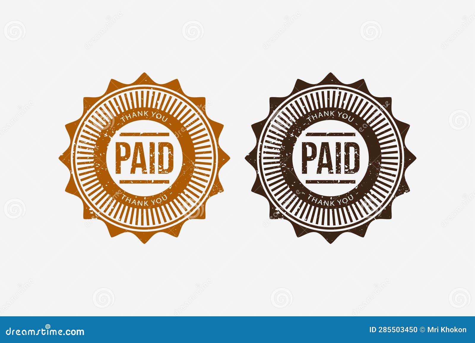 Free vector paid Stamp. stock illustration. Illustration of custom ...