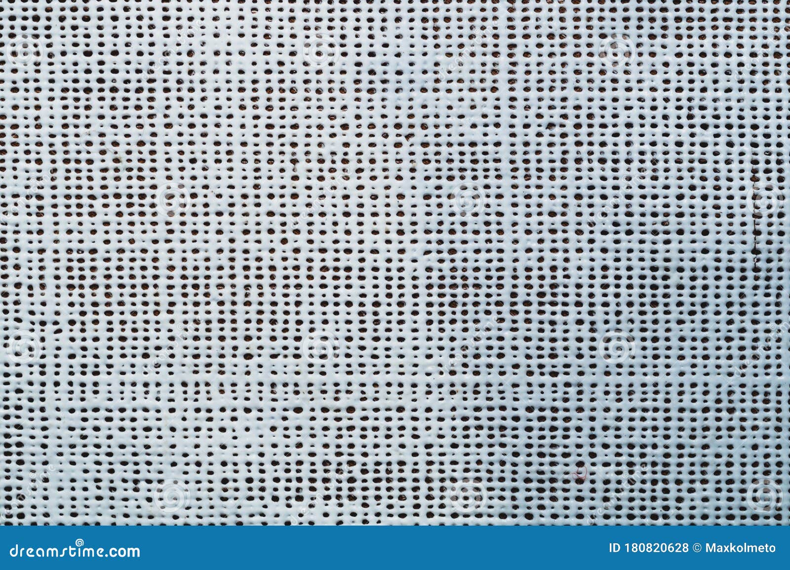 Rubber Surface with Uneven Holes. White Plastic Texture with Dots Stock ...