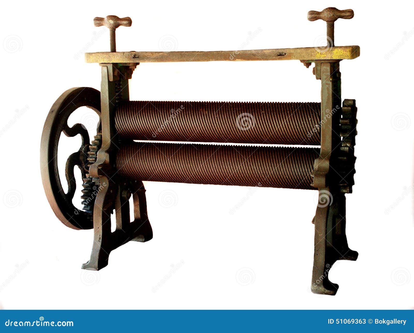 Rubber Thinning Machine Year 70 S Stock Image - Image of horizontal ...