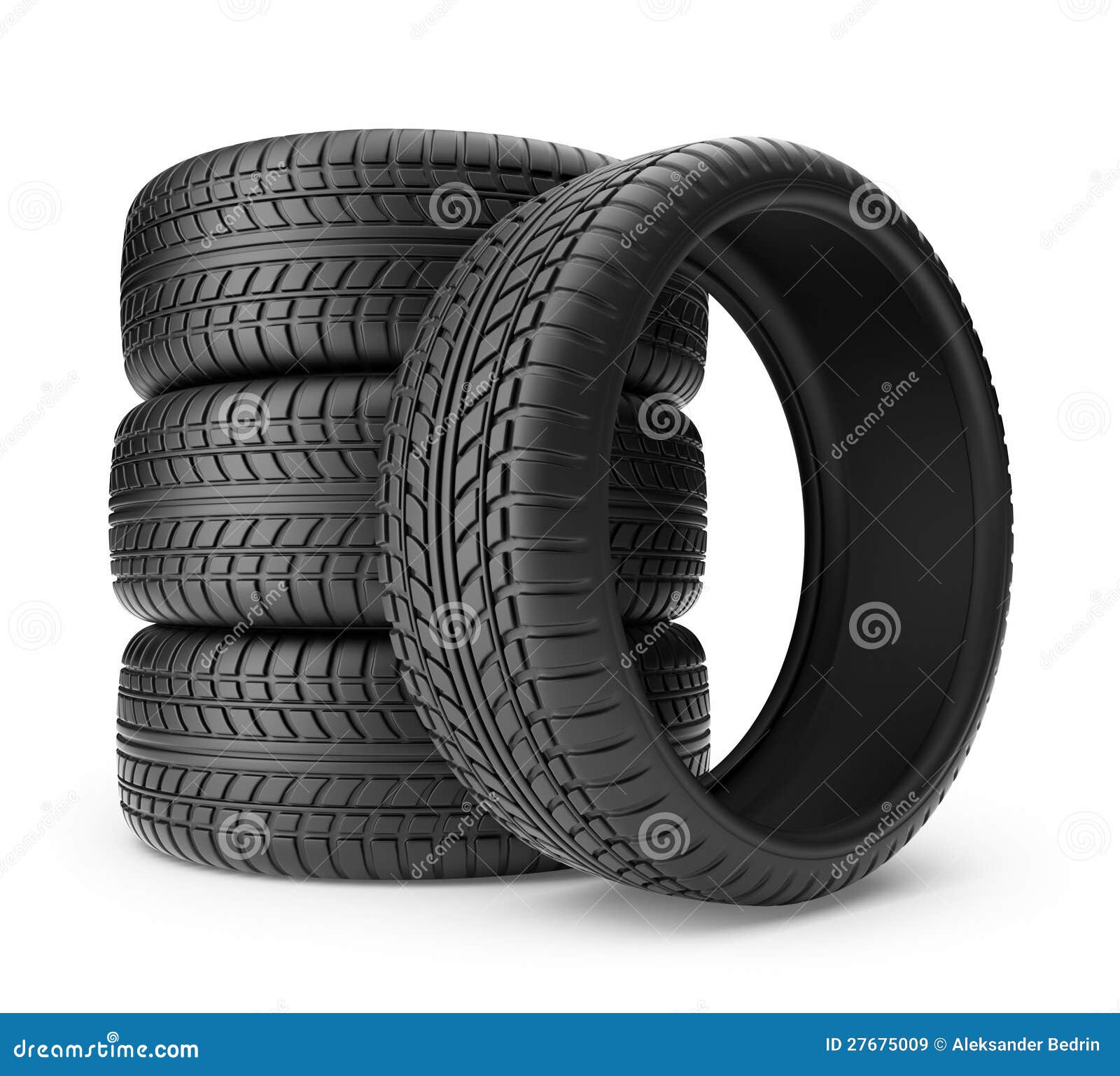Rubber Tire. Wheel 3D, Icon Stock Illustration - Illustration of icon ...