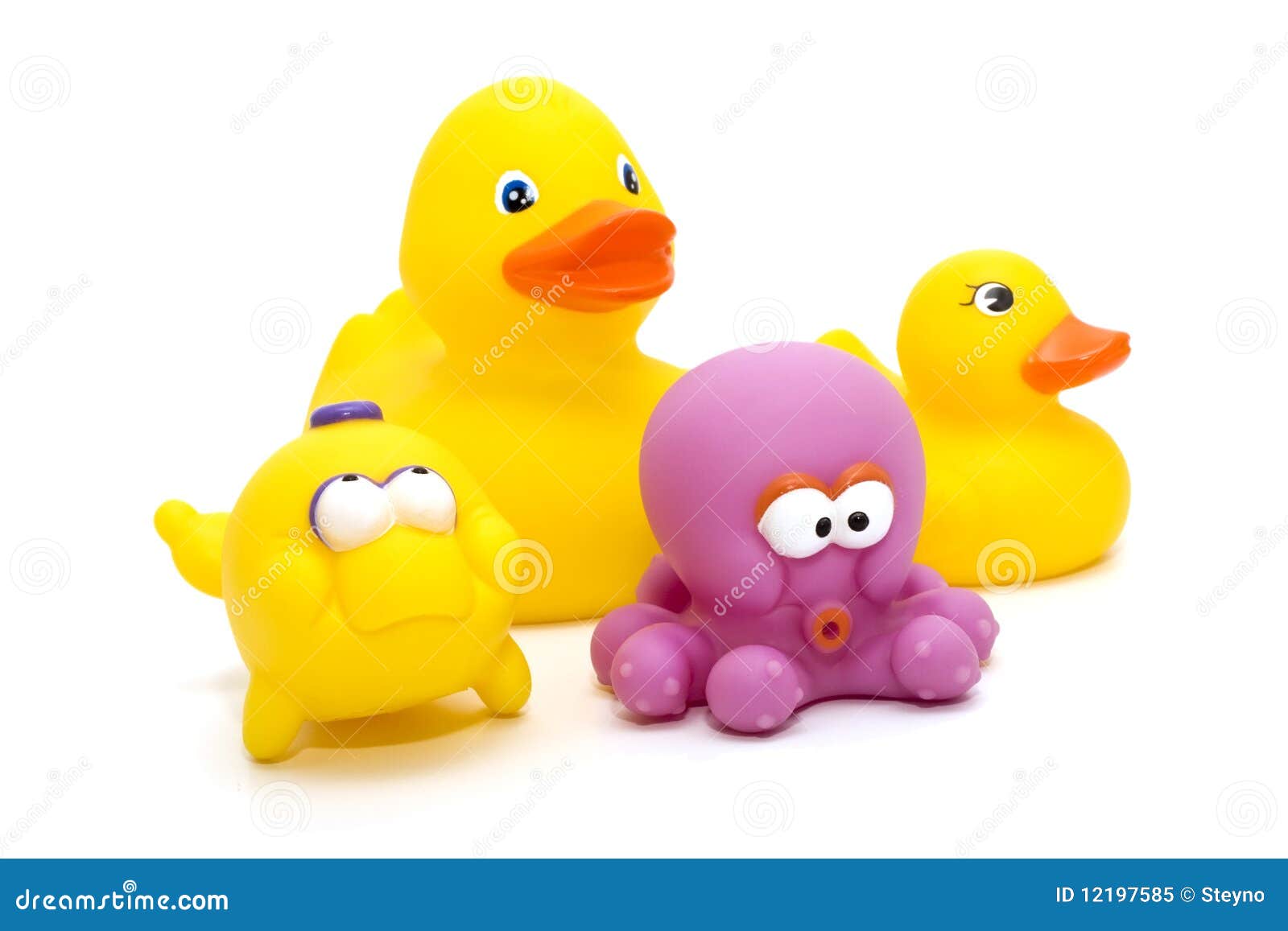 Rubber toys stock image. Image of ducky, float, object - 12197585