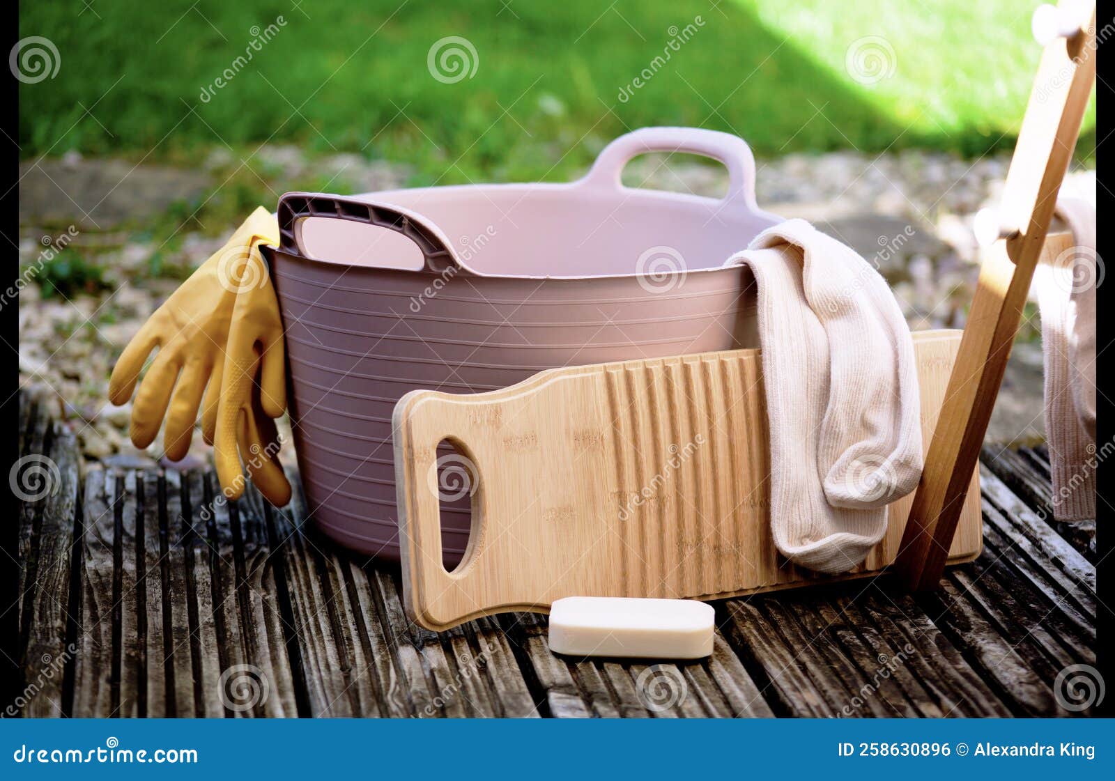 Hand Laundry Kit stock photo. Image of household, blackout - 258630896