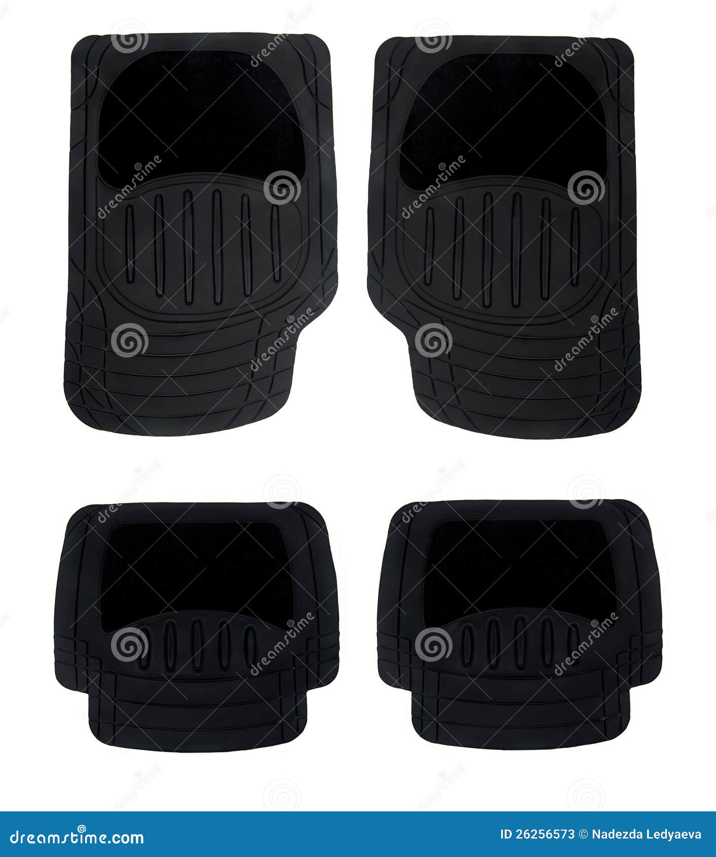 Rubber Vloermatten Voor Auto's Stock Afbeelding - Afbeelding bestaande ...