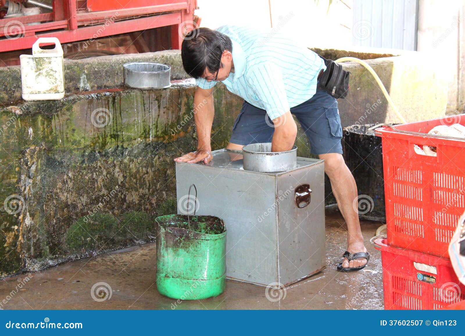 Rubber Workers Transport Rubbers Editorial Photo | CartoonDealer.com ...