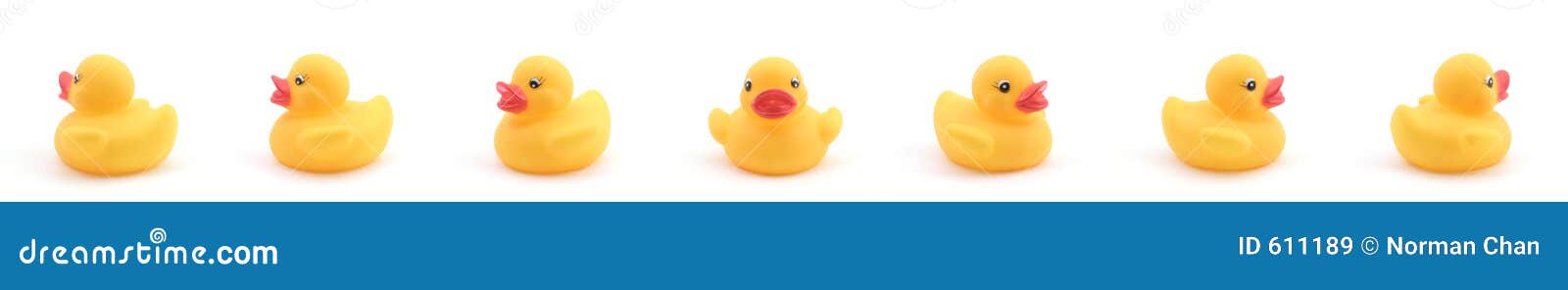 Rubber Yellow Ducks With Hooks In Their Heads. Fairground Hook A Rubber ...