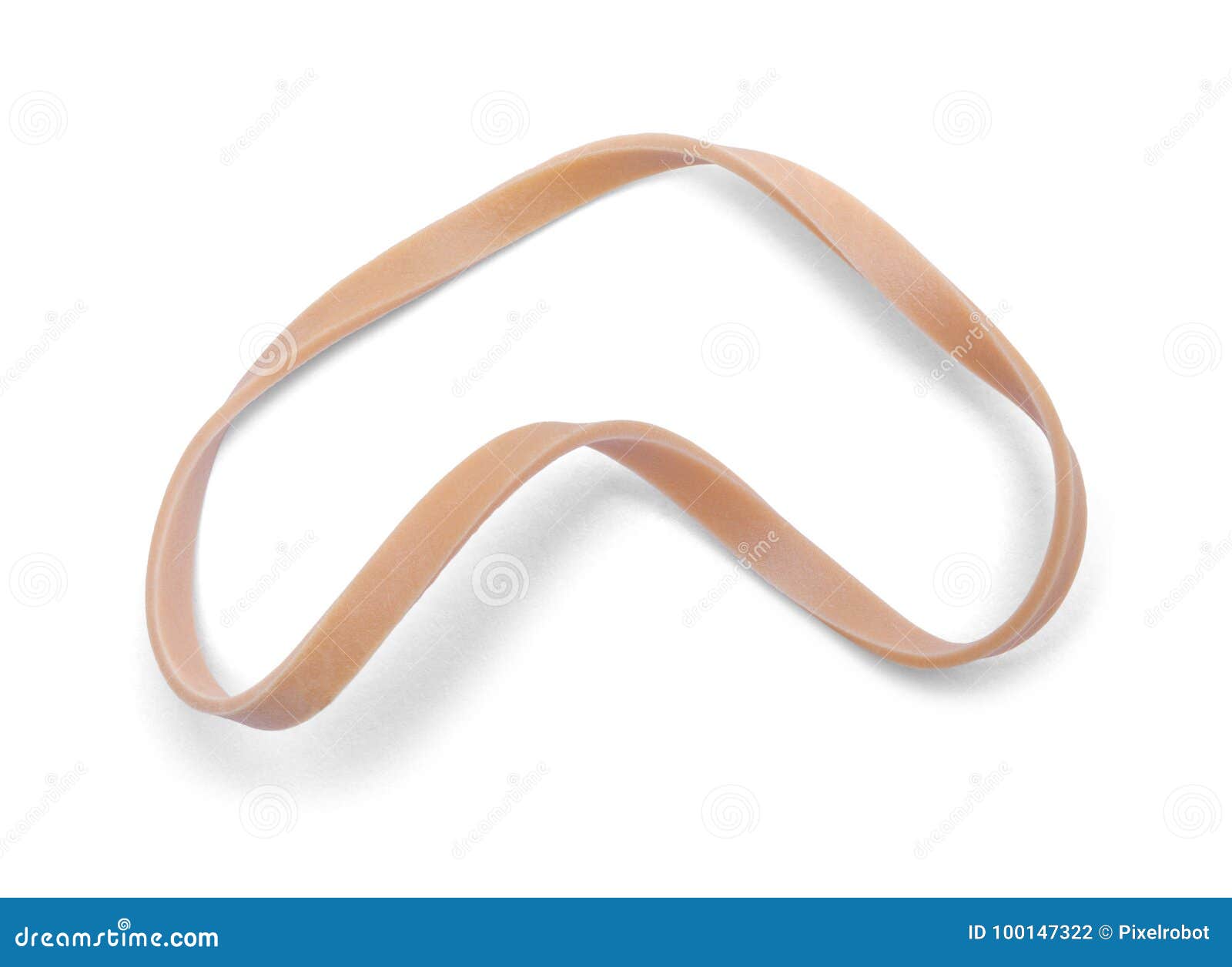 Rubberband Bent stock photo. Image of white, supply - 100147322