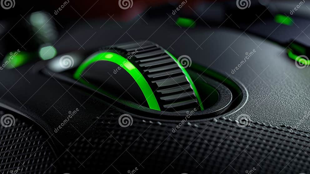 The Rubberized Texture of the Scroll Wheel Provides a Nonslip Grip for ...