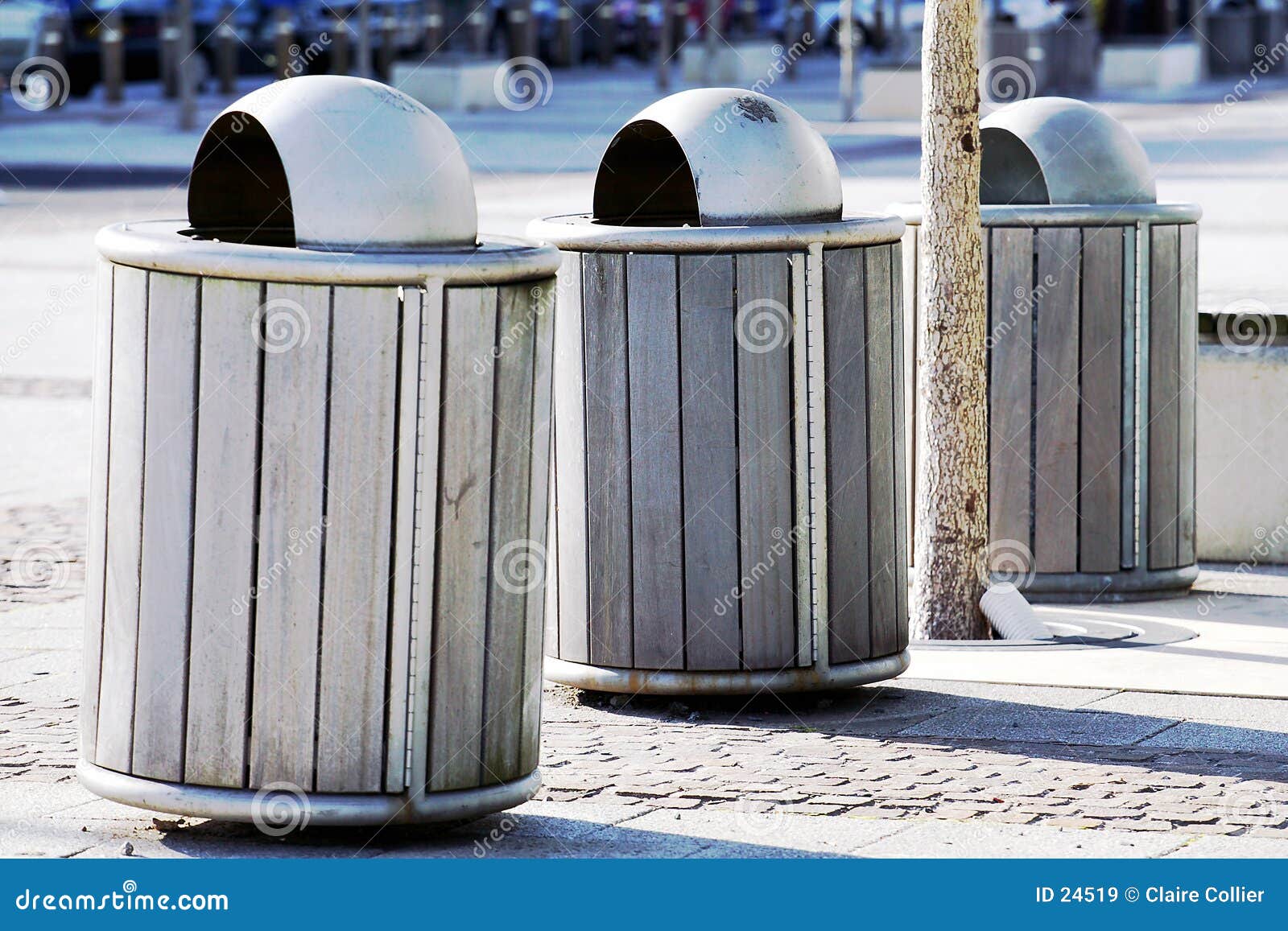 Rubbish Bins stock image. Image of waste, cans, rubbish - 24519
