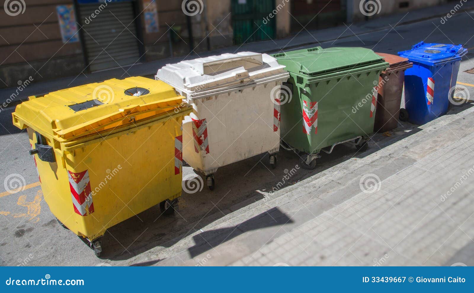 Rubbish bins stock image. Image of hinge, sort, division - 33439667