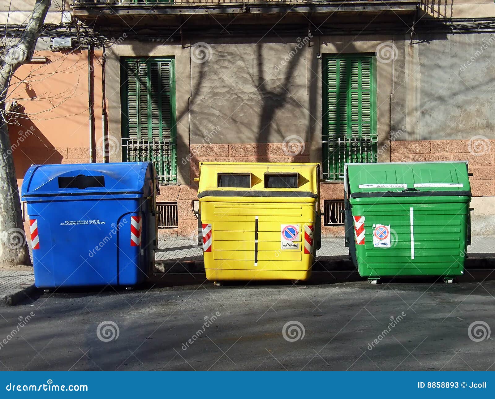 Rubbish Containers stock image. Image of receptacles, contamination ...