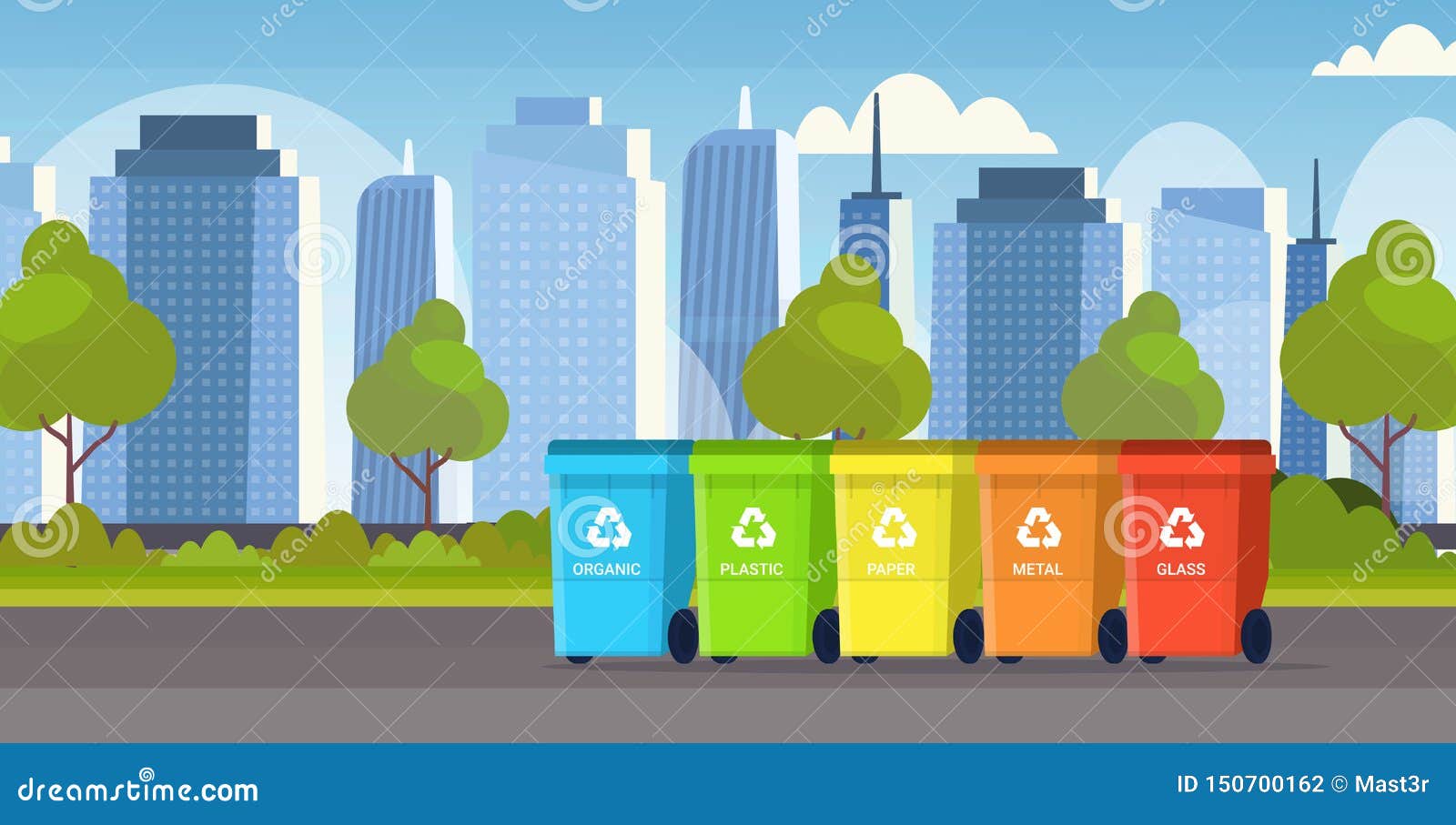 Segregate Waste, People On The Street Sorting Garbage Cartoon Vector ... Segregate Waste, People On The Street Sorting Garbage Cartoon Vector ...