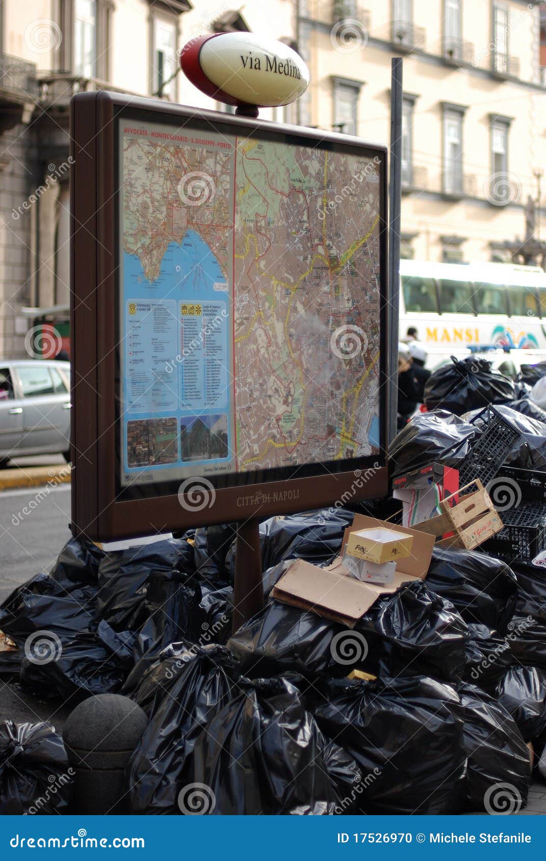 Rubbish crisis in Naples editorial image. Image of dirty - 17526970