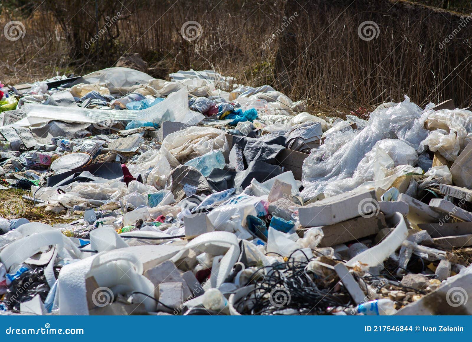Rubbish in the Forest, Garbage, Dump and Trash Stock Photo - Image of ...